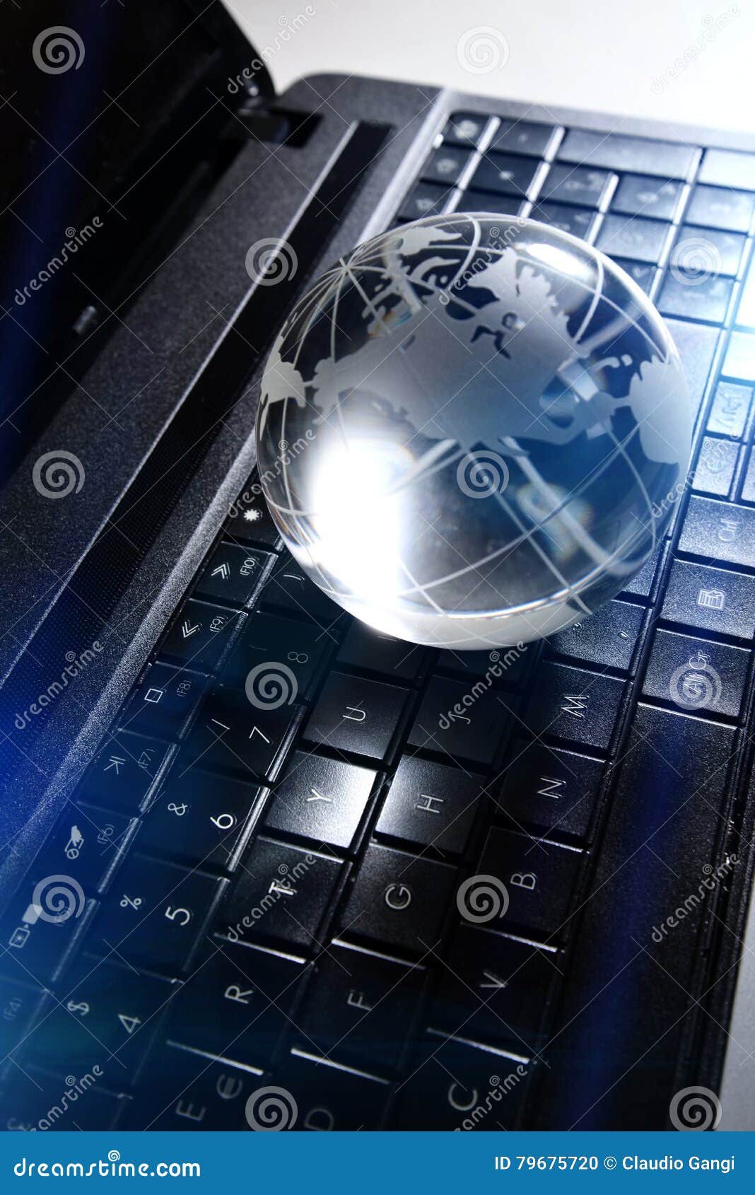Global computer concept stock photo. Image of chart, budget - 79675720