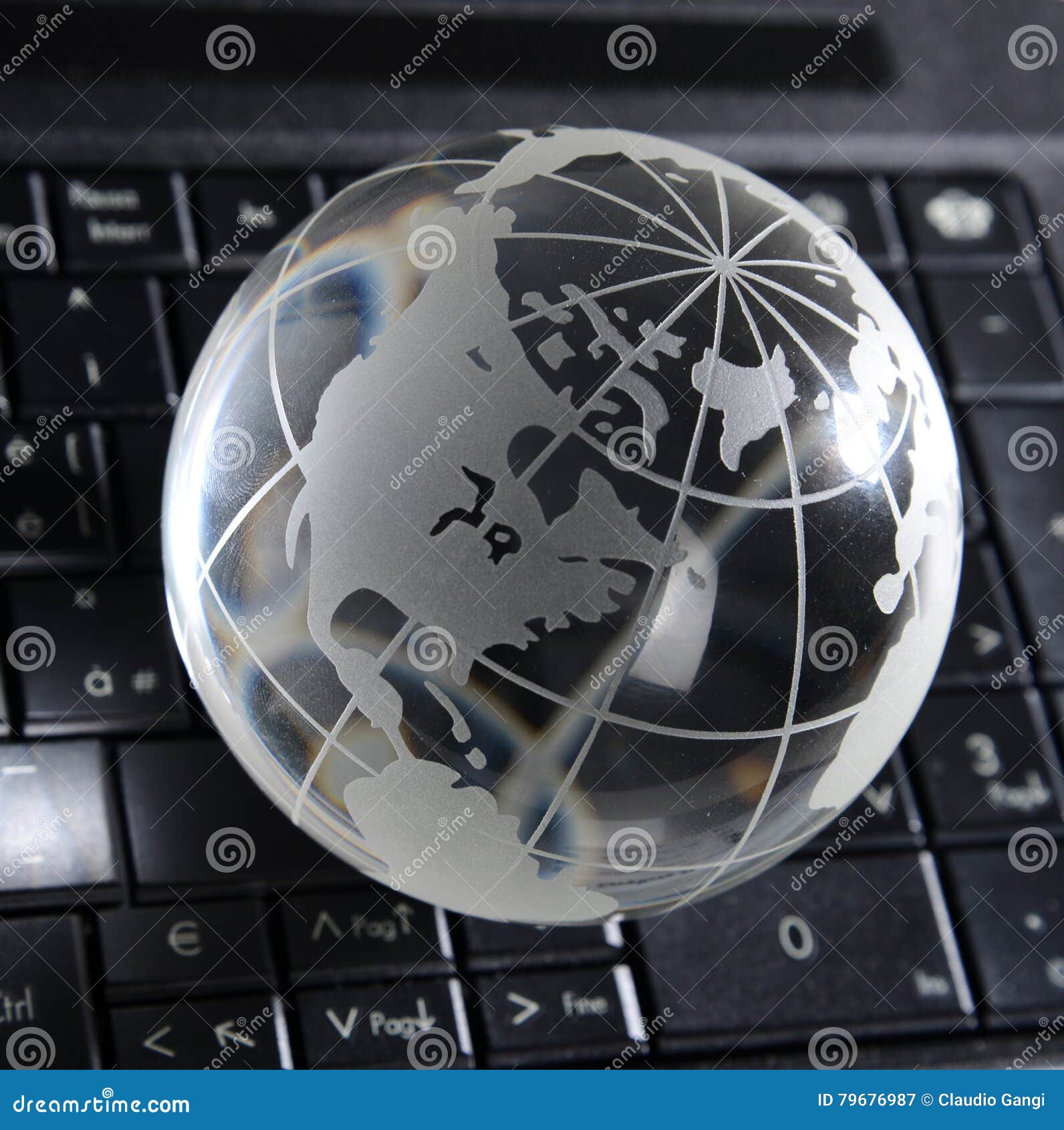 Global computer concept stock image. Image of calculating - 79676987