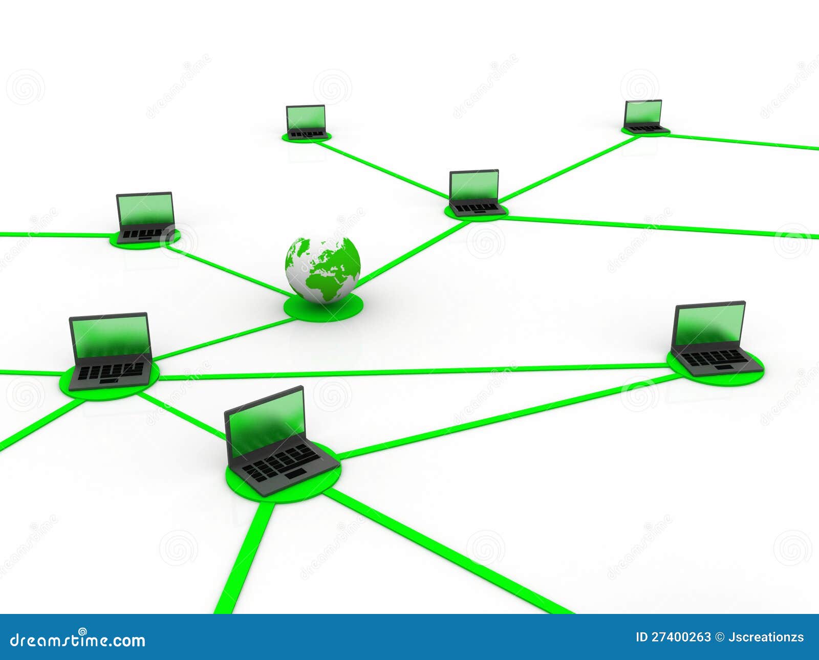 Global computer Network stock illustration. Illustration of ...