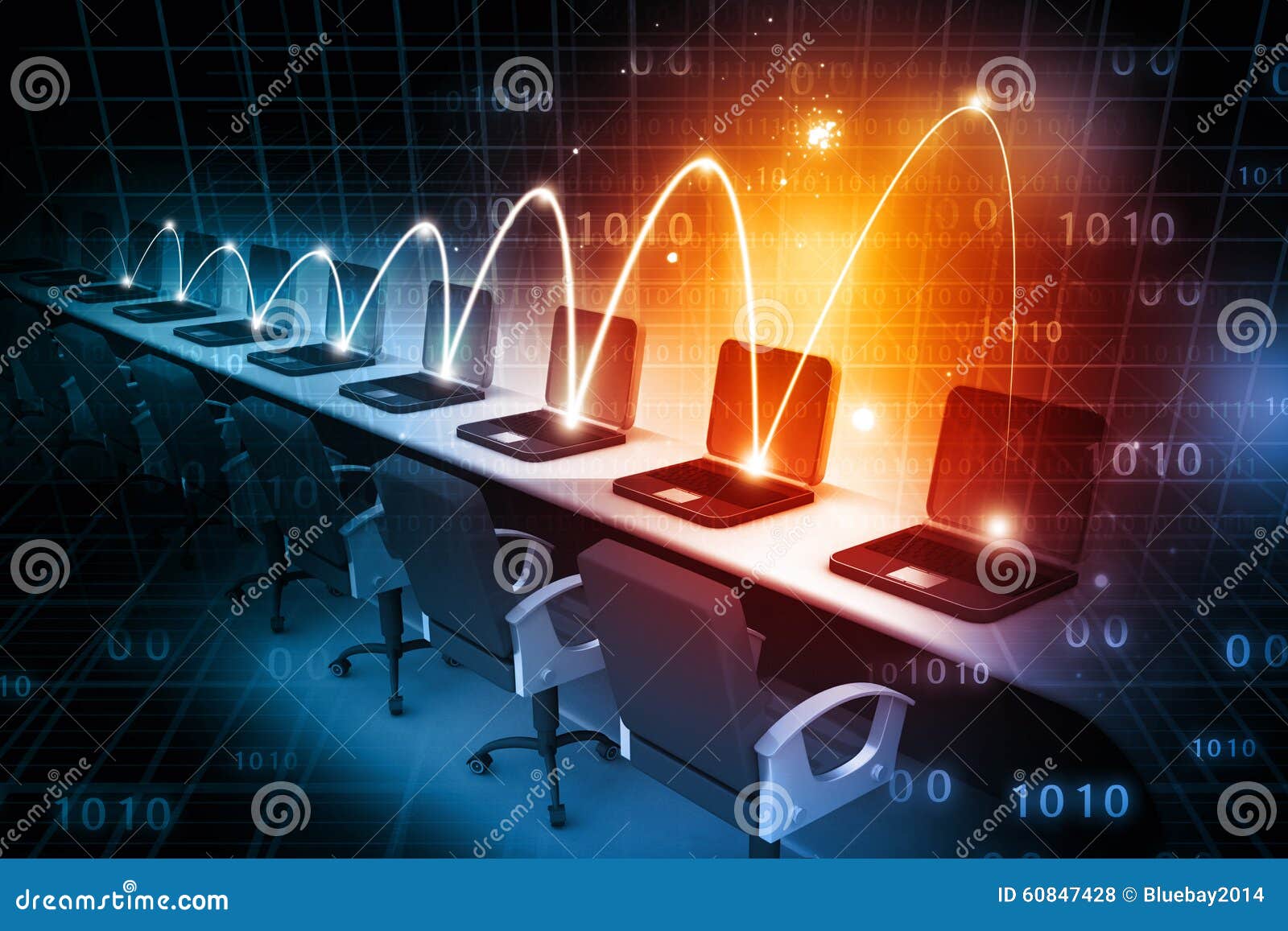 Global Computer network stock illustration. Illustration of digital ...