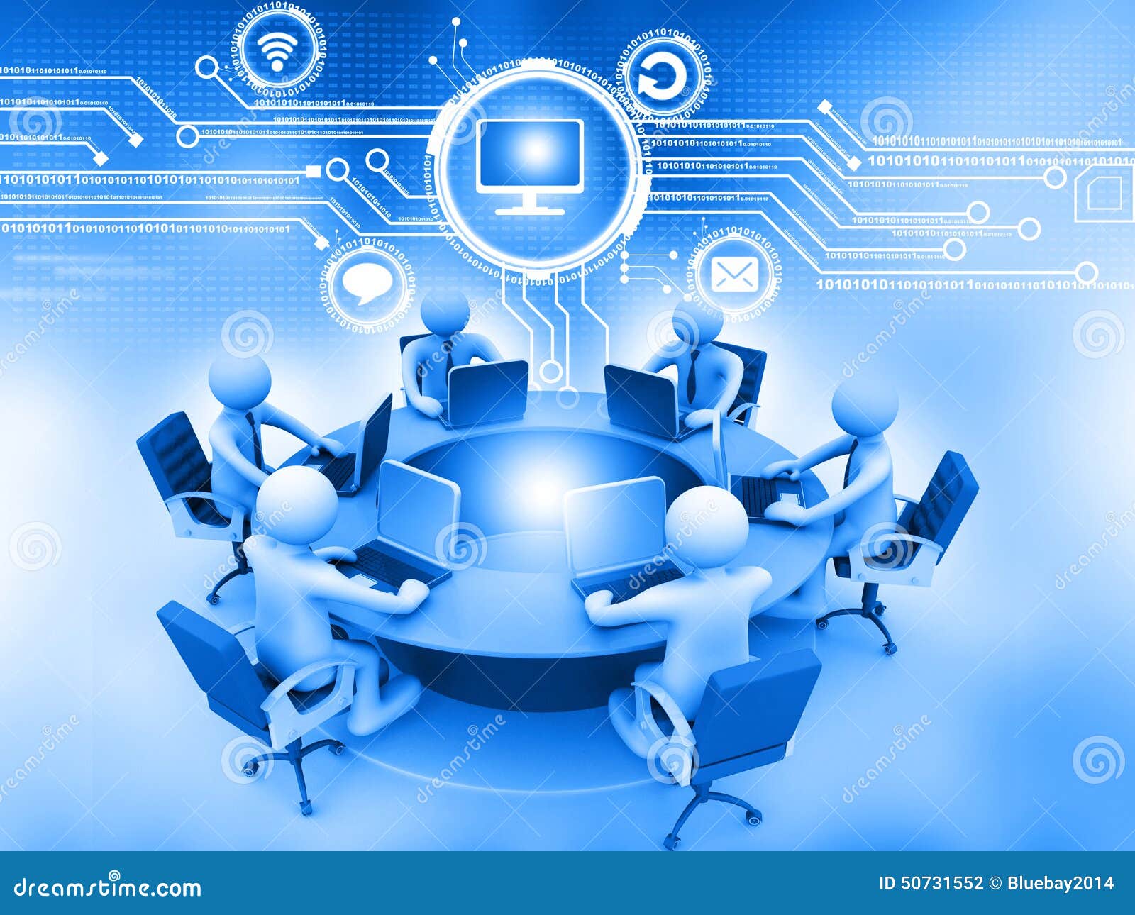 Global computer Network stock illustration. Illustration of business ...