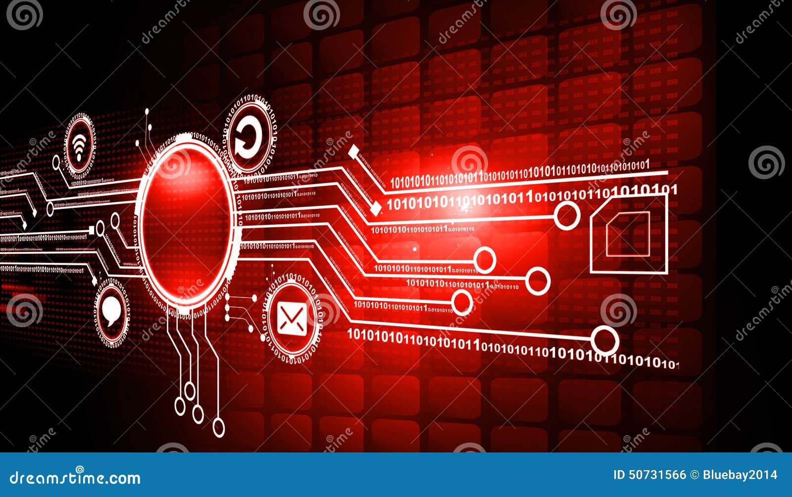Global computer Network stock illustration. Illustration of global ...