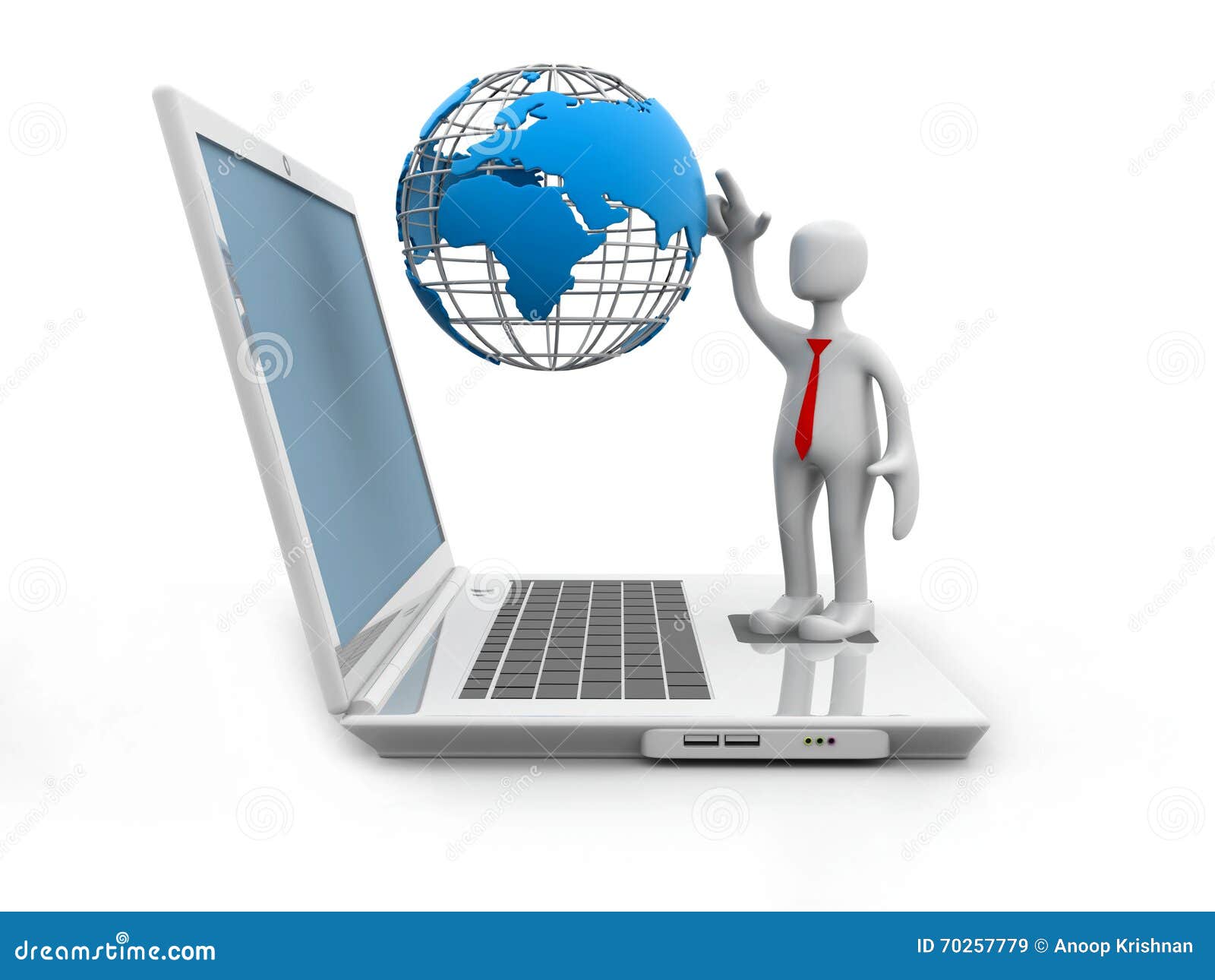 Global Computer Network stock illustration. Illustration of ...