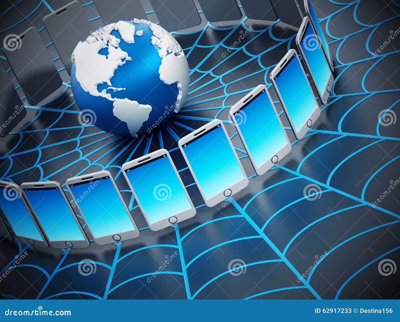 Global Computer Network with a Spider Web Stock Illustration ... Global Computer Network with a Spider Web Stock Illustration ...