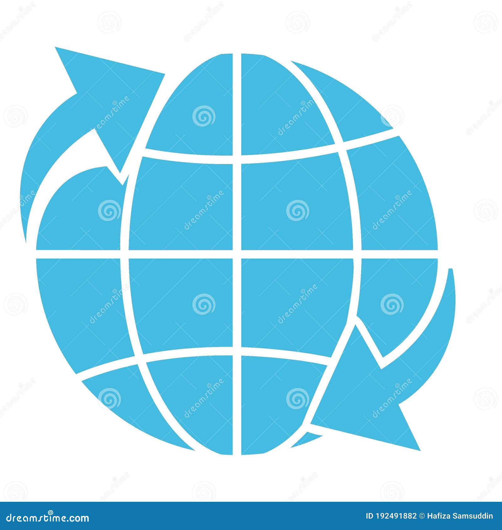 Global Concept. Vector Illustration Decorative Design Stock Vector ...
