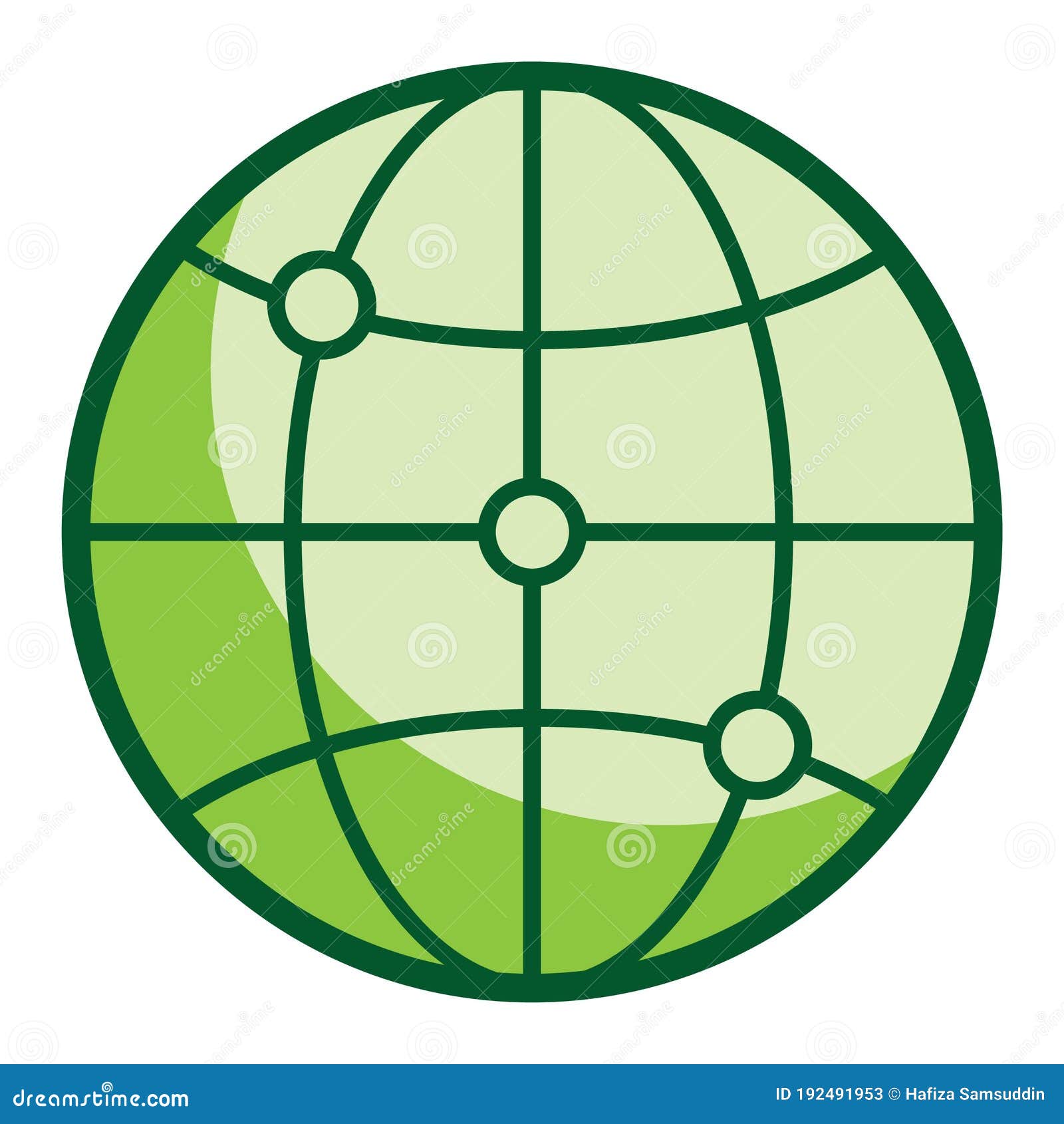 Global Concept. Vector Illustration Decorative Design Stock Vector ...