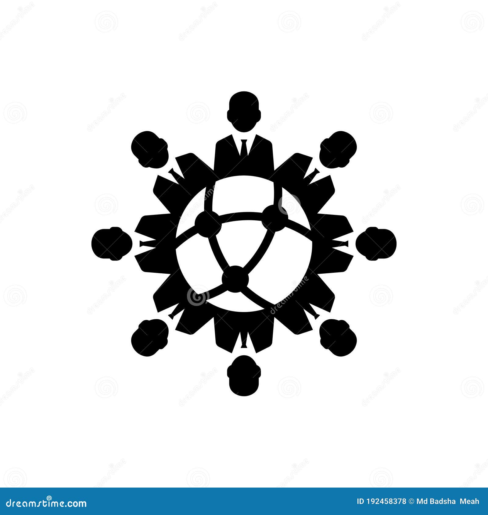 Global conference Icon stock vector. Illustration of icon - 192458378