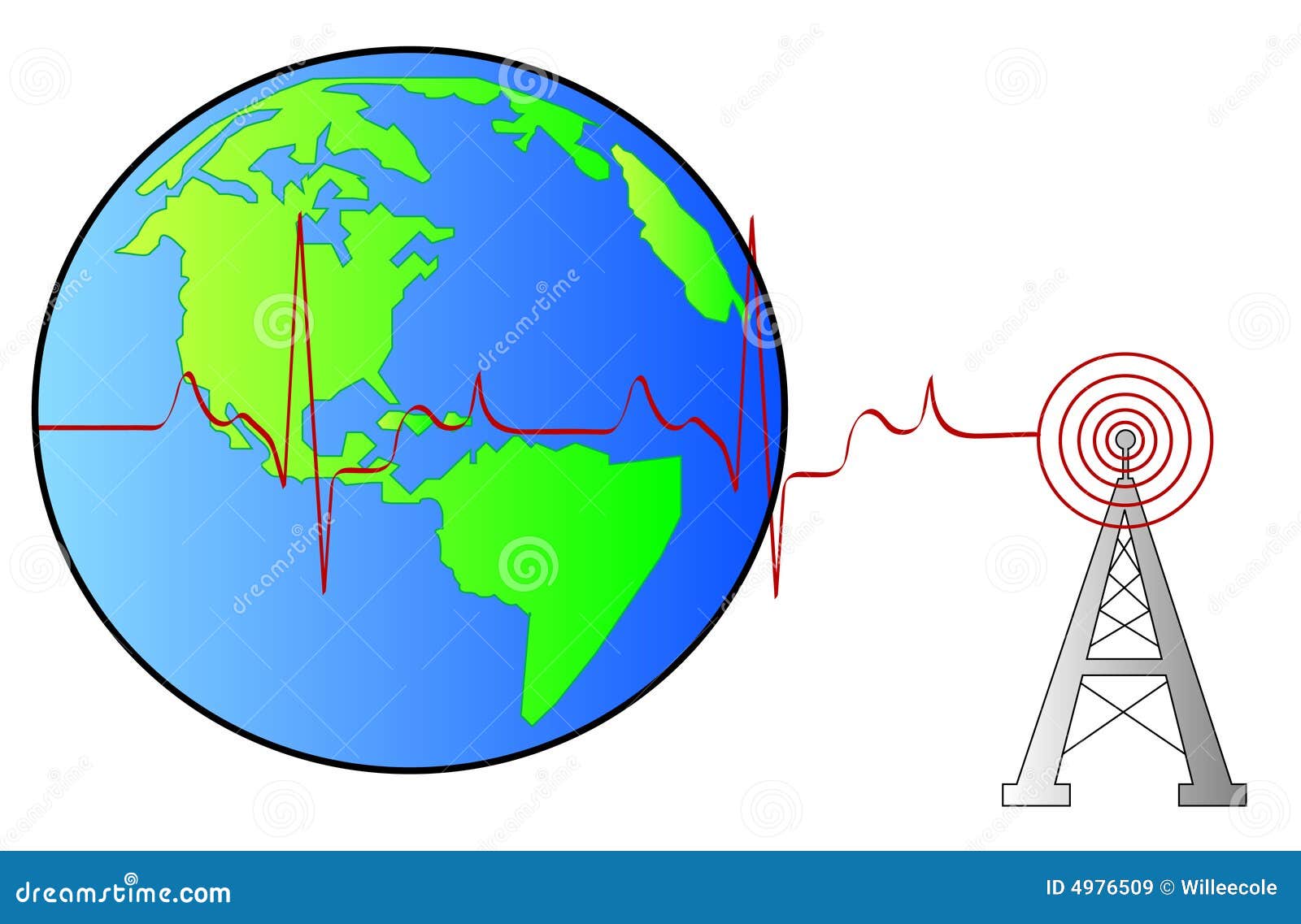 Global connection stock vector. Illustration of continental - 4976509