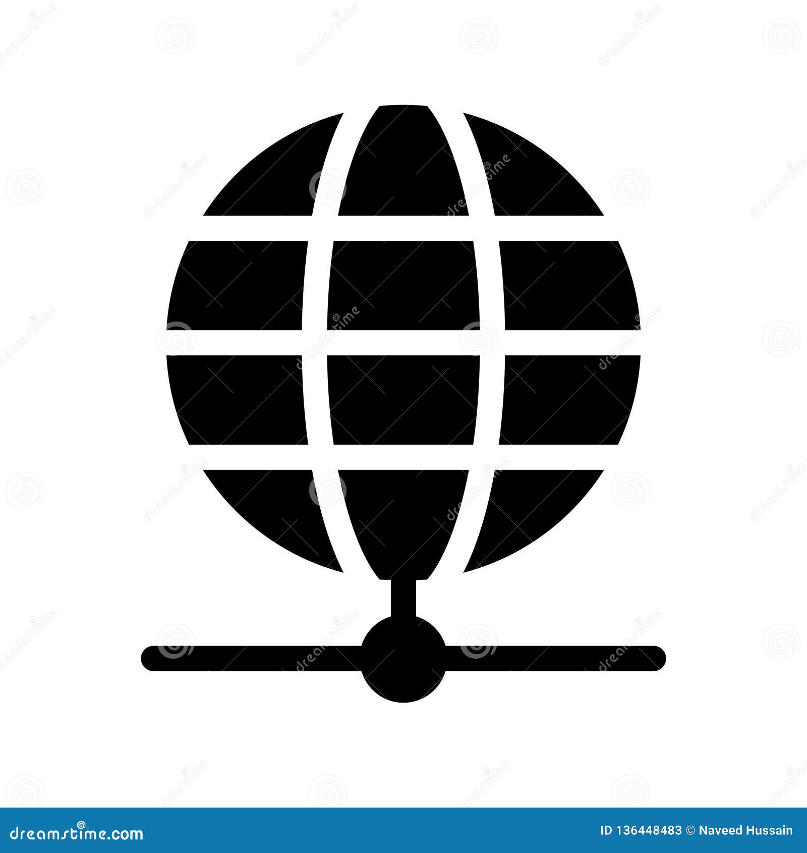 Global Connection Vector Glyphs Icon Stock Vector - Illustration of ...