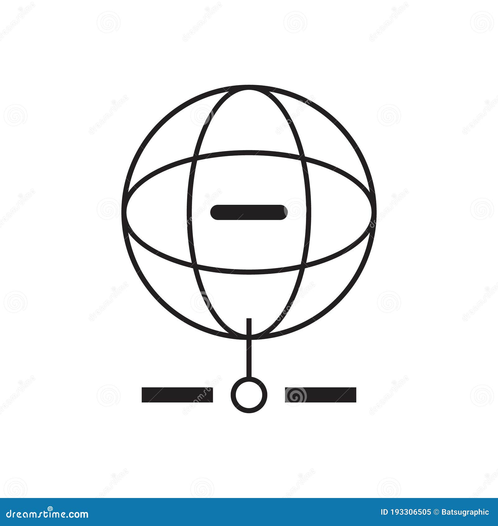 Global Connection Vector Icon Logo Design Stock Vector - Illustration ...
