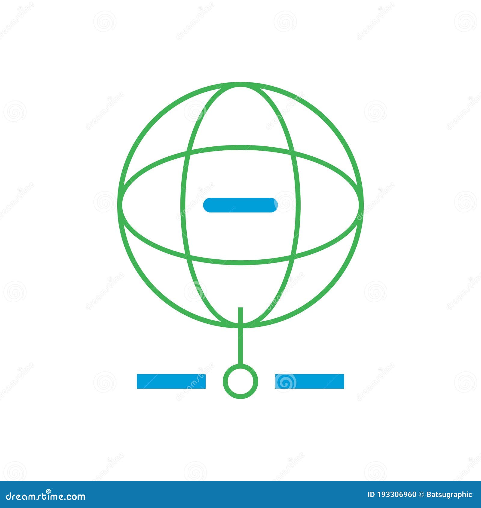 Global Connection Vector Icon Logo Design Stock Vector - Illustration ...