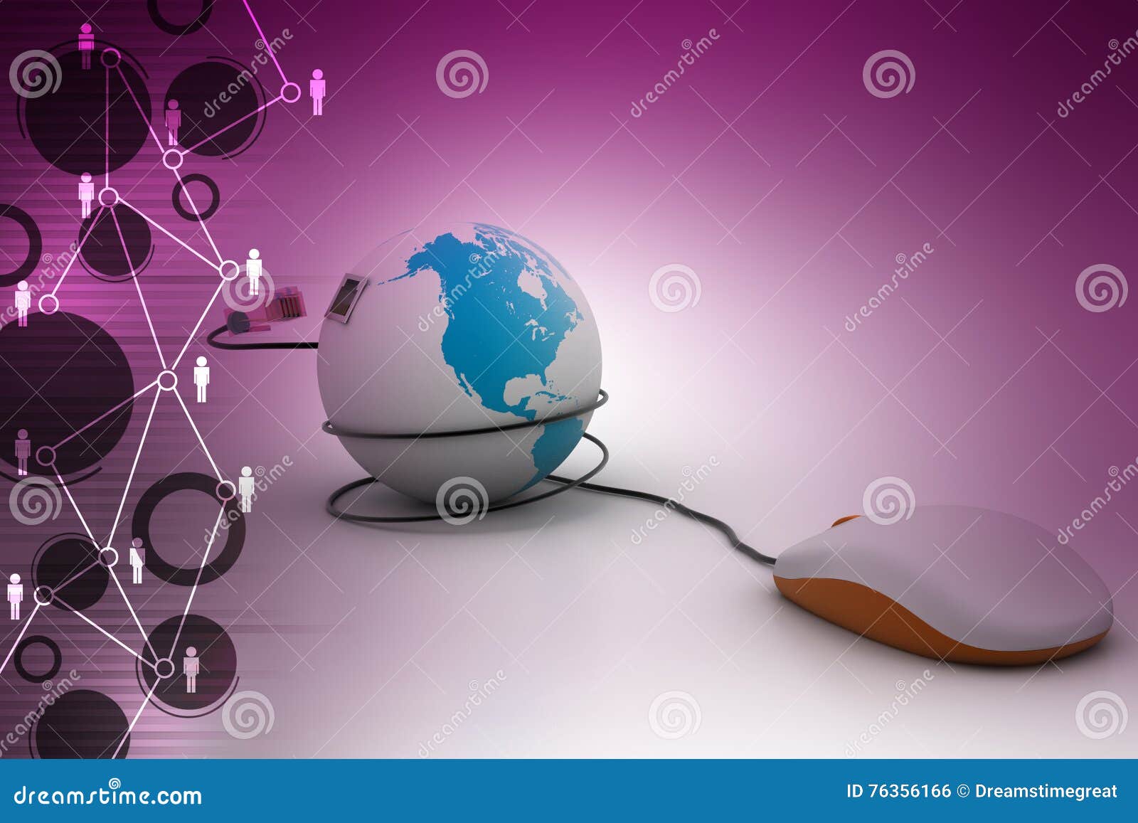 Global connections stock illustration. Illustration of globe - 76356166