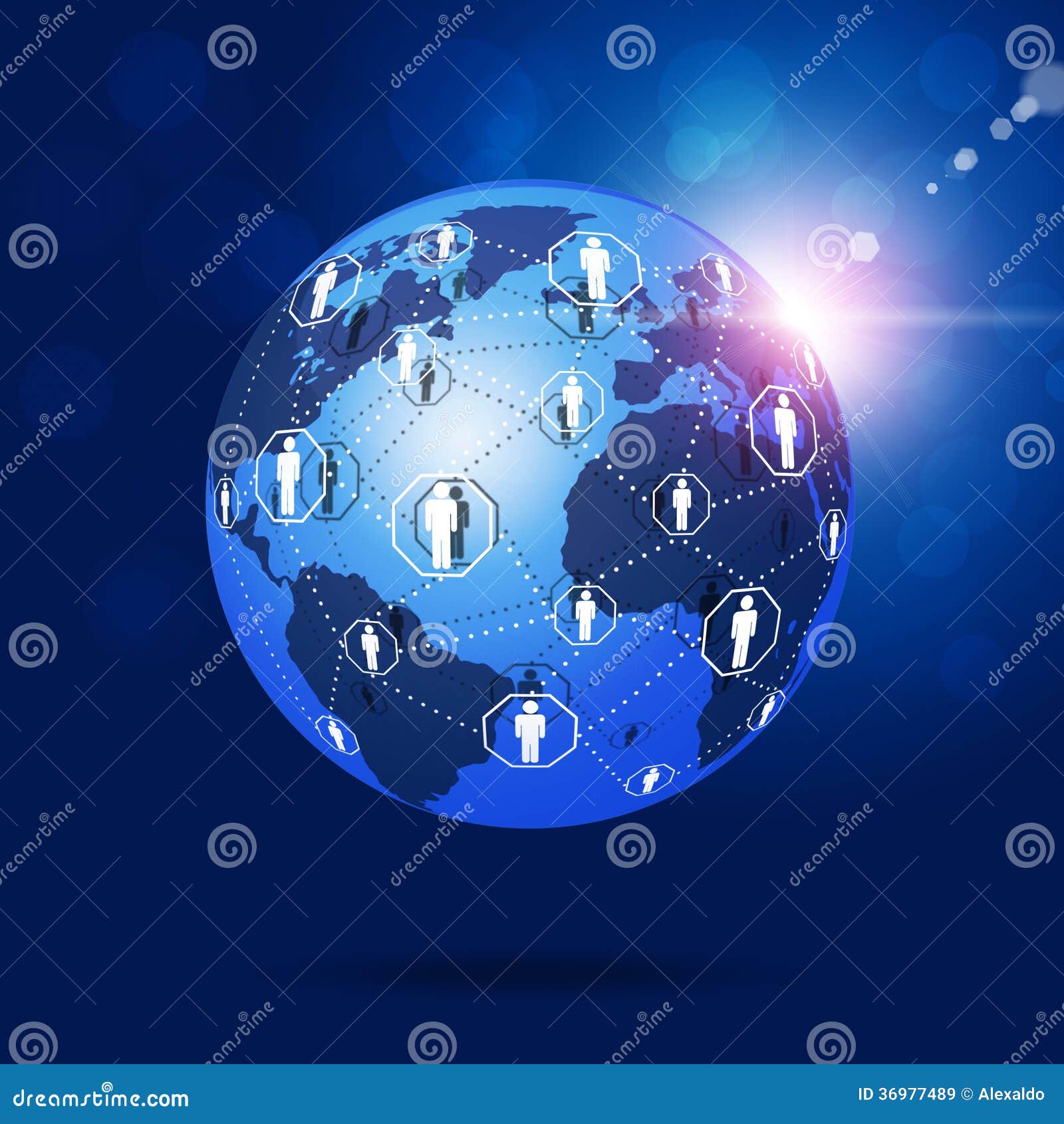 Global Connections stock illustration. Illustration of success - 36977489
