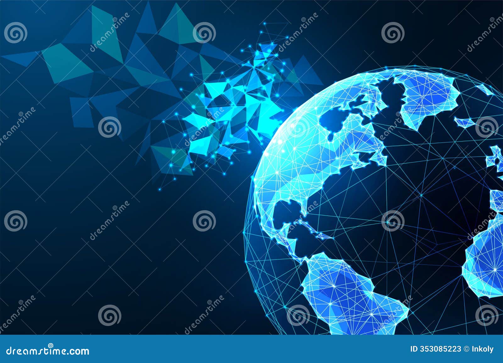 Global Connectivity Concept With Network Connection Stock Photography ...