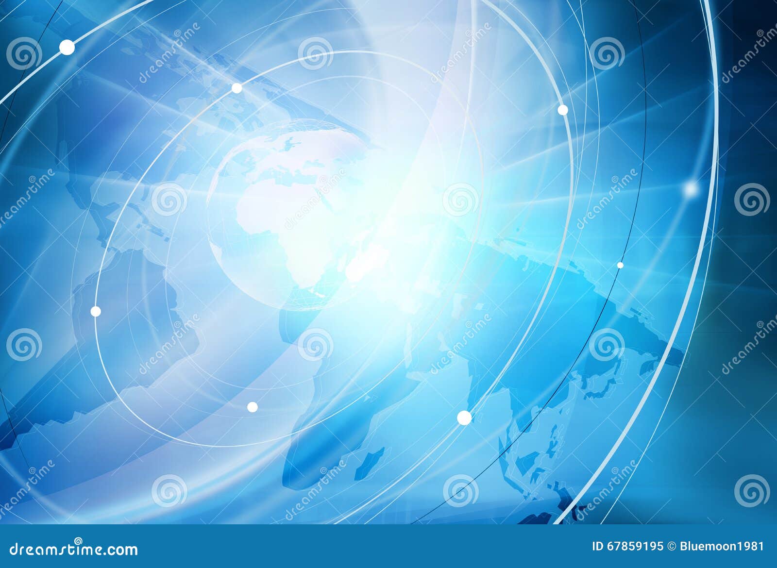 Global Connectivity Background Stock Illustration - Illustration of ...