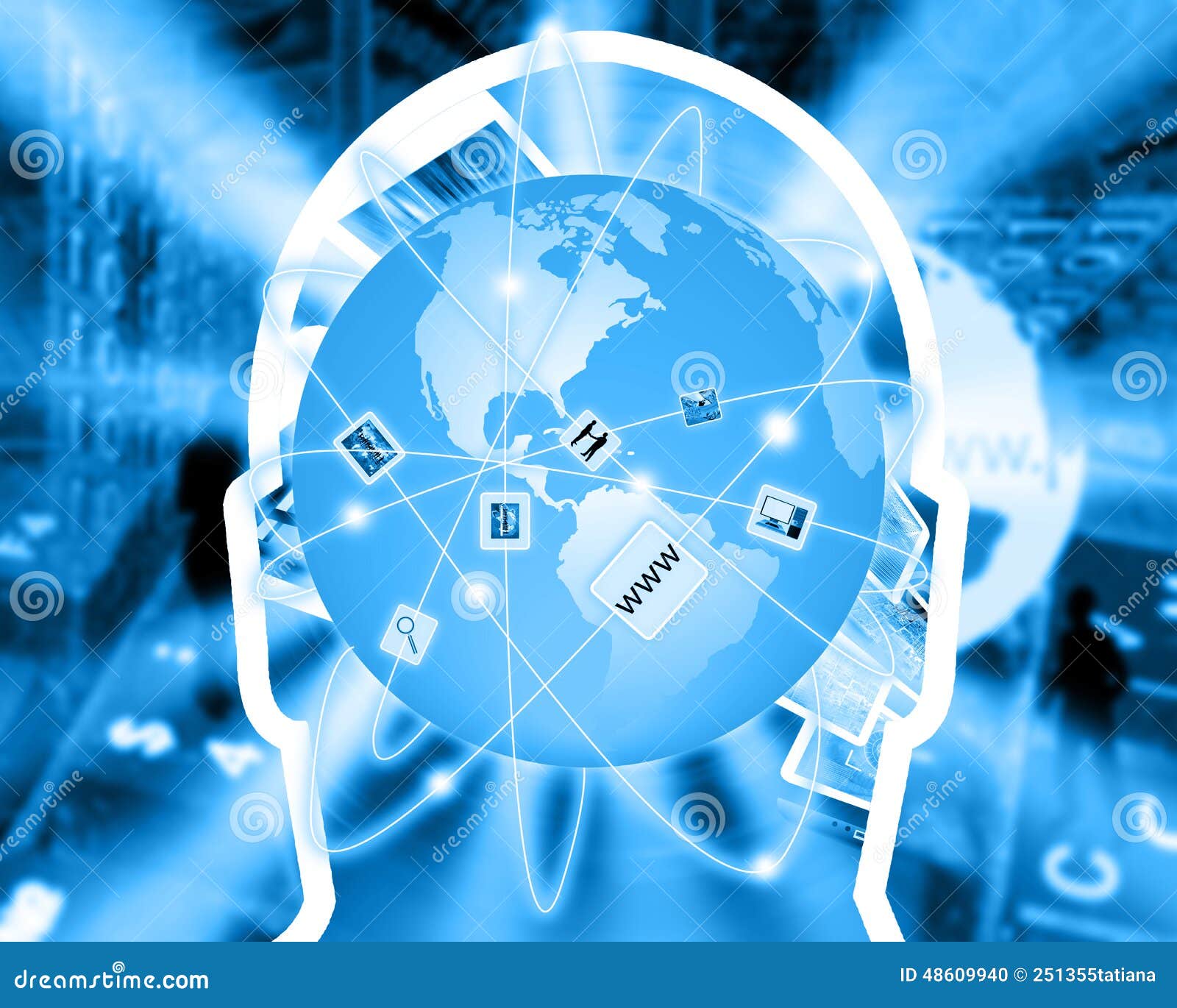 Global connectivity stock photo. Image of abstract, internet - 48609940