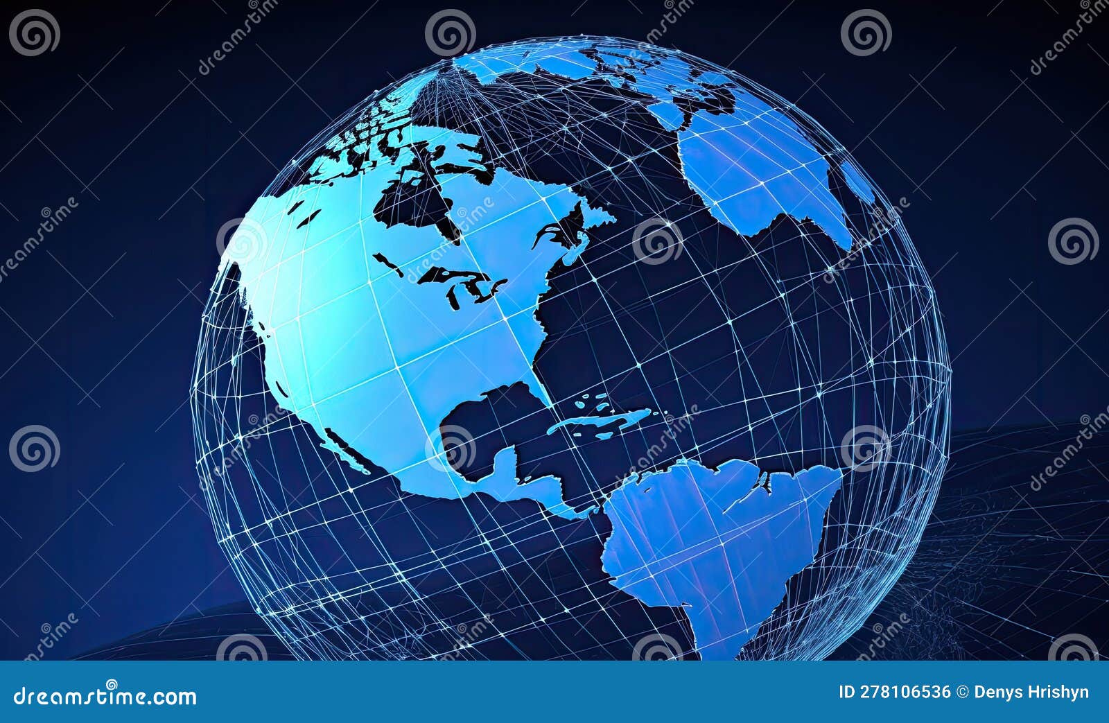 Global Connectivity World Globe Surrounded by Communication Devices ...