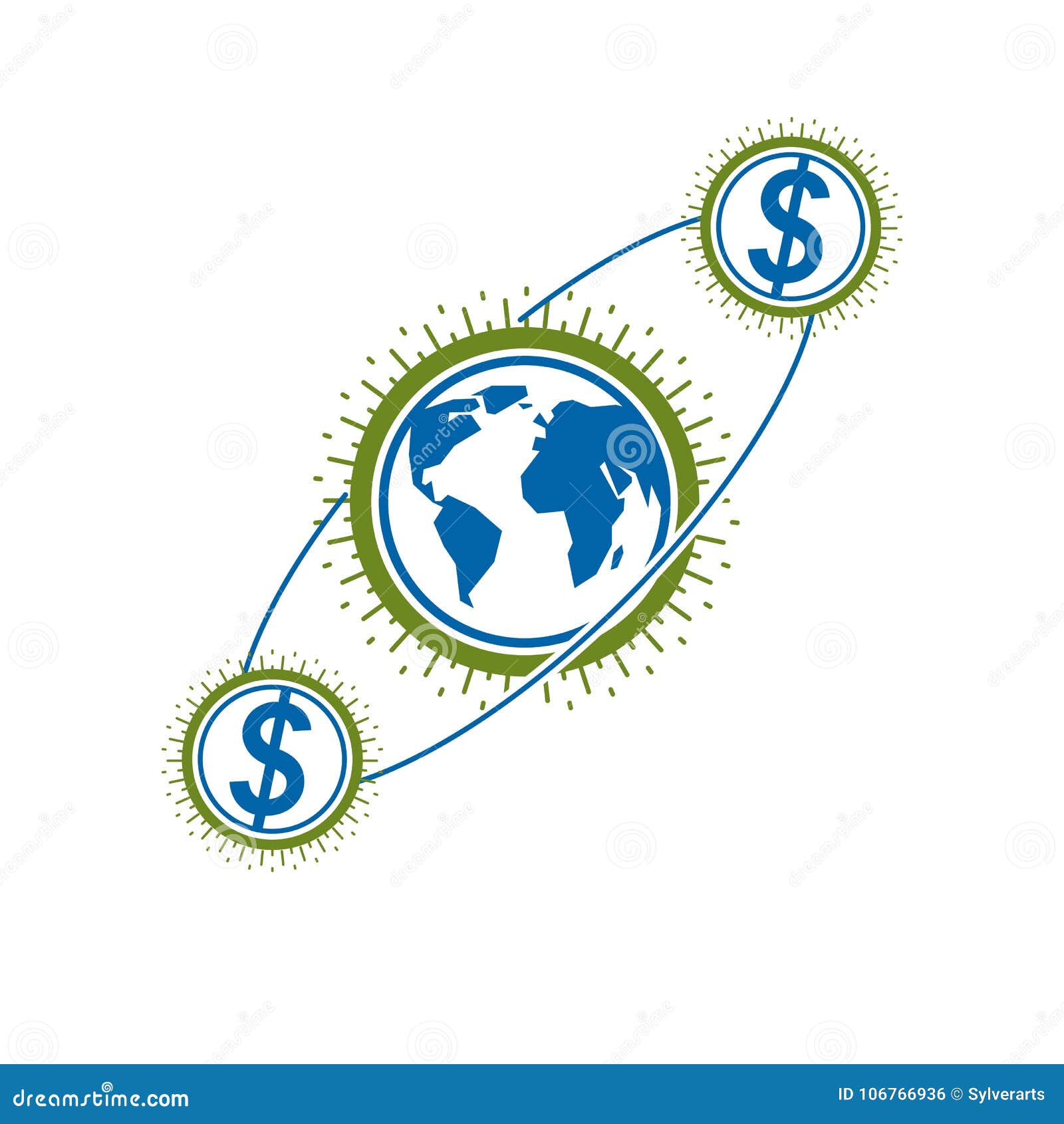 Global Cooperation and Business Conceptual Logo, Unique Vector S Stock ...