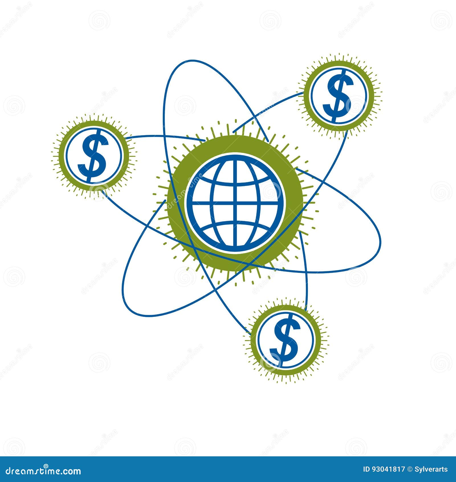 Global Cooperation and Business Conceptual Logo, Unique Vector S Stock ...