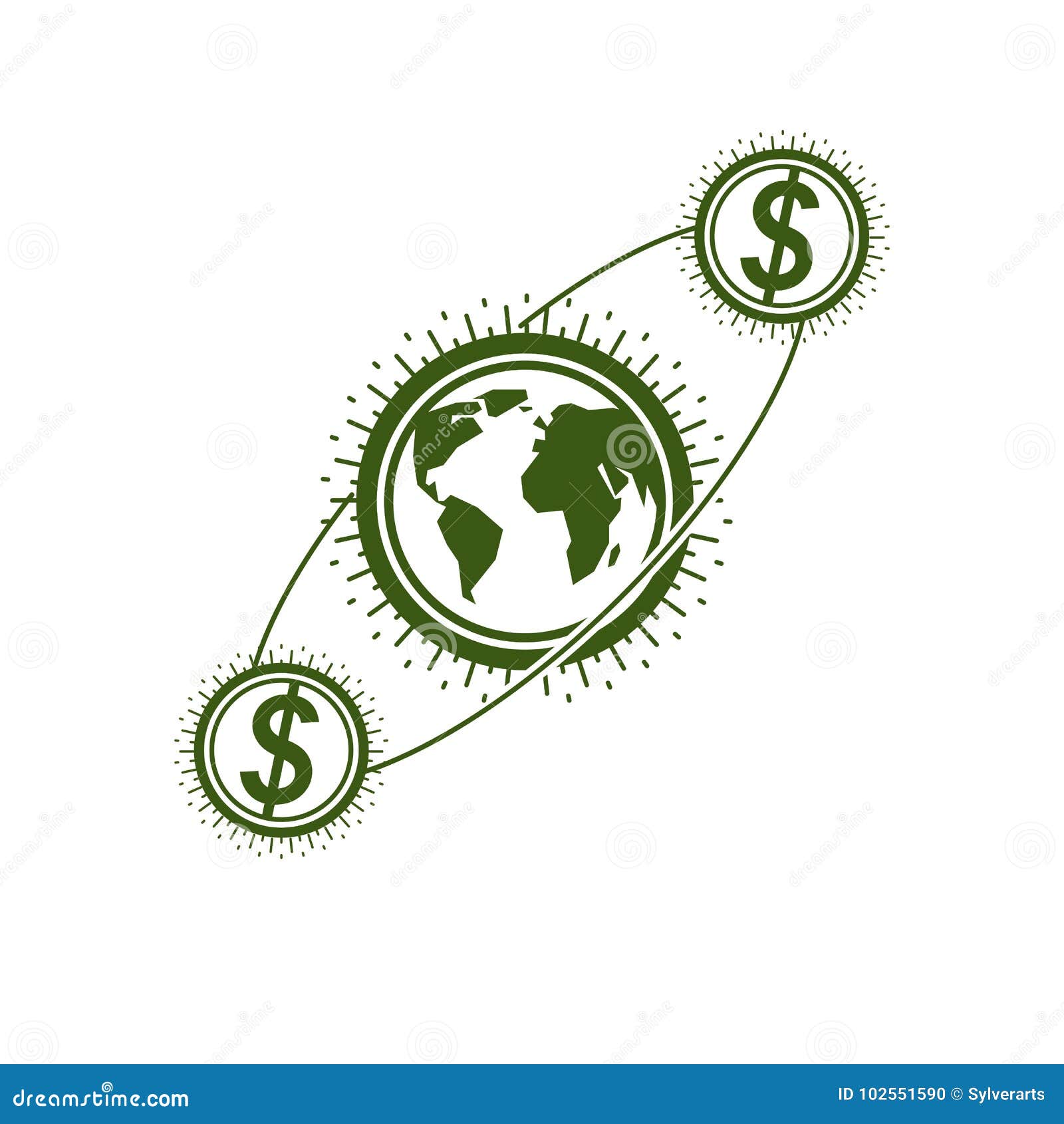 Global Cooperation and Business Conceptual Logo, Unique Vector S Stock ...