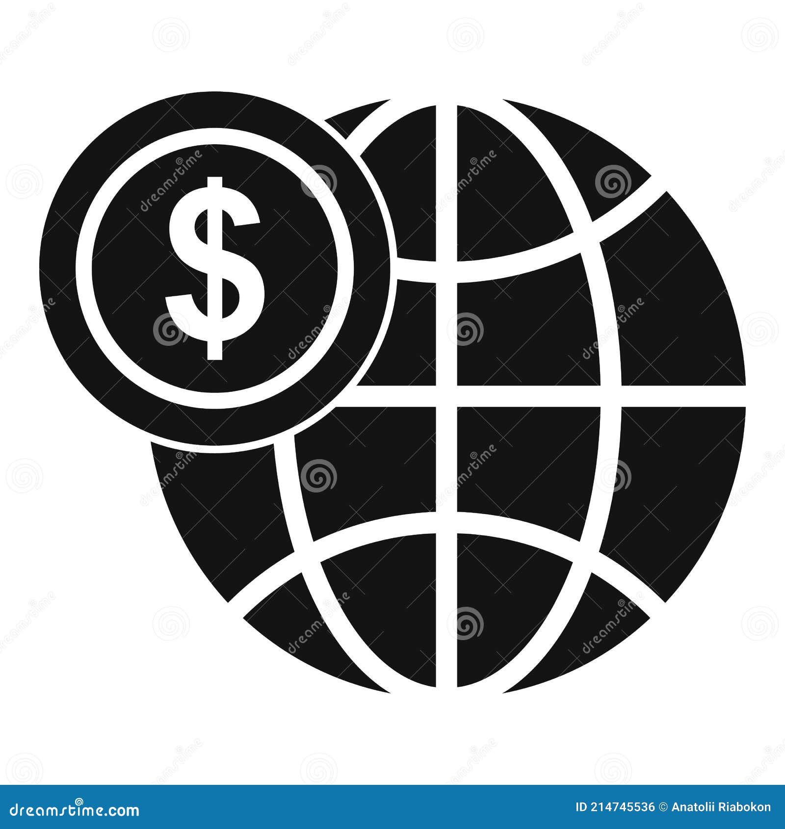 Global Credit Union Icon, Simple Style Stock Vector - Illustration of ...