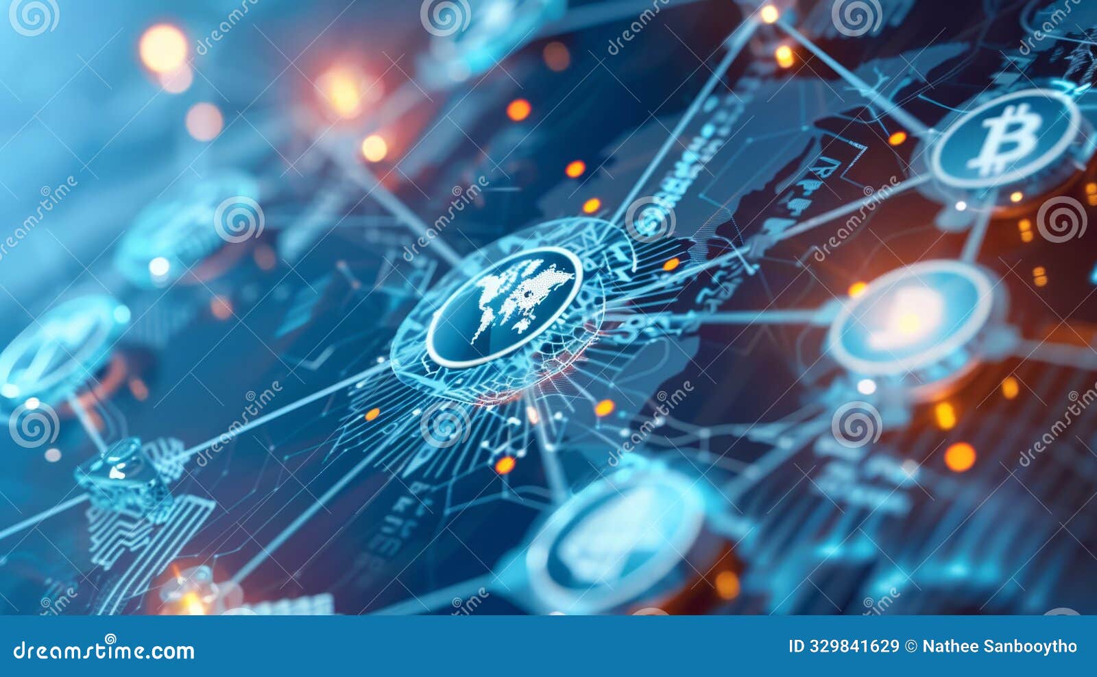 Global Cryptocurrency GCC Coin Geometric Symbol. 3d Render Hud Target ...