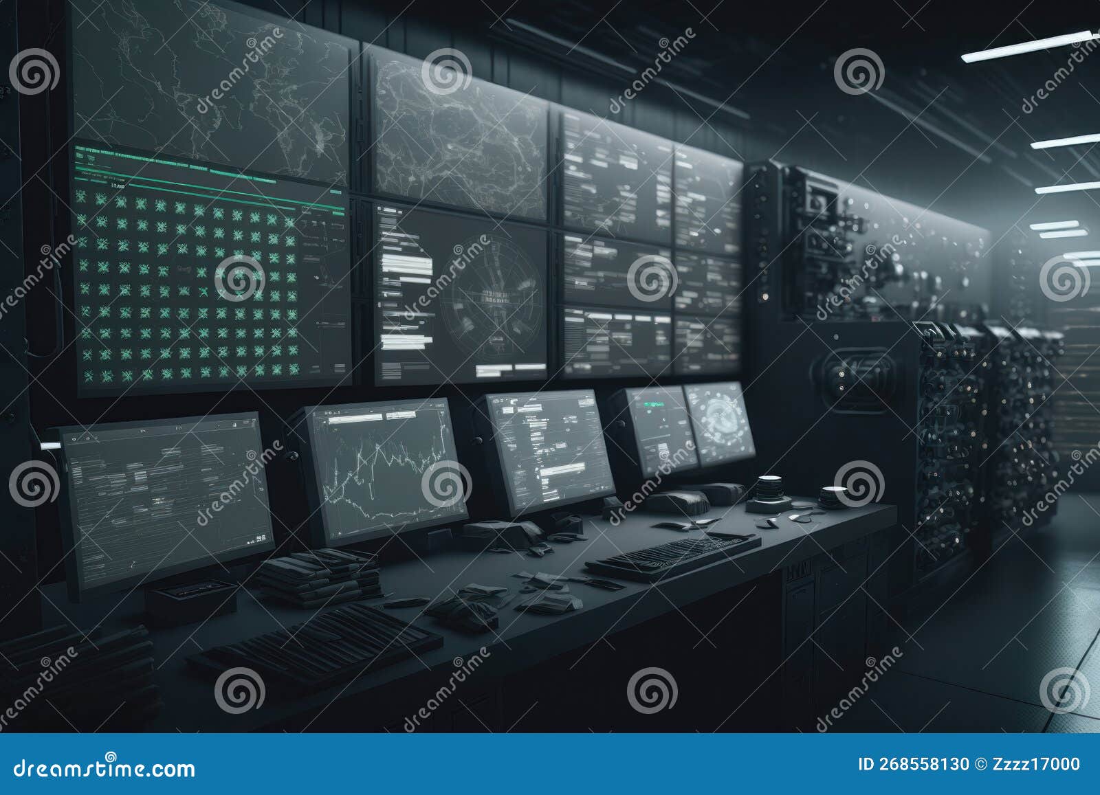 Global Cyber Attack Map. Generative AI Stock Photo - Image of blackout ...