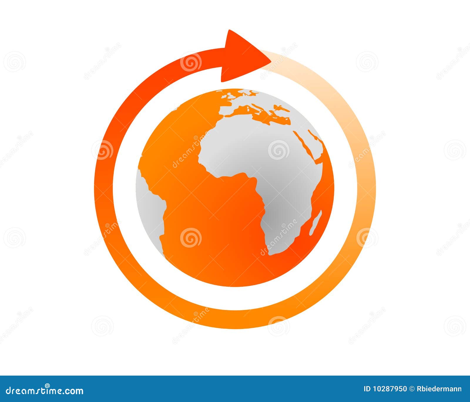 Global cycle stock vector. Illustration of global, astronomy - 10287950