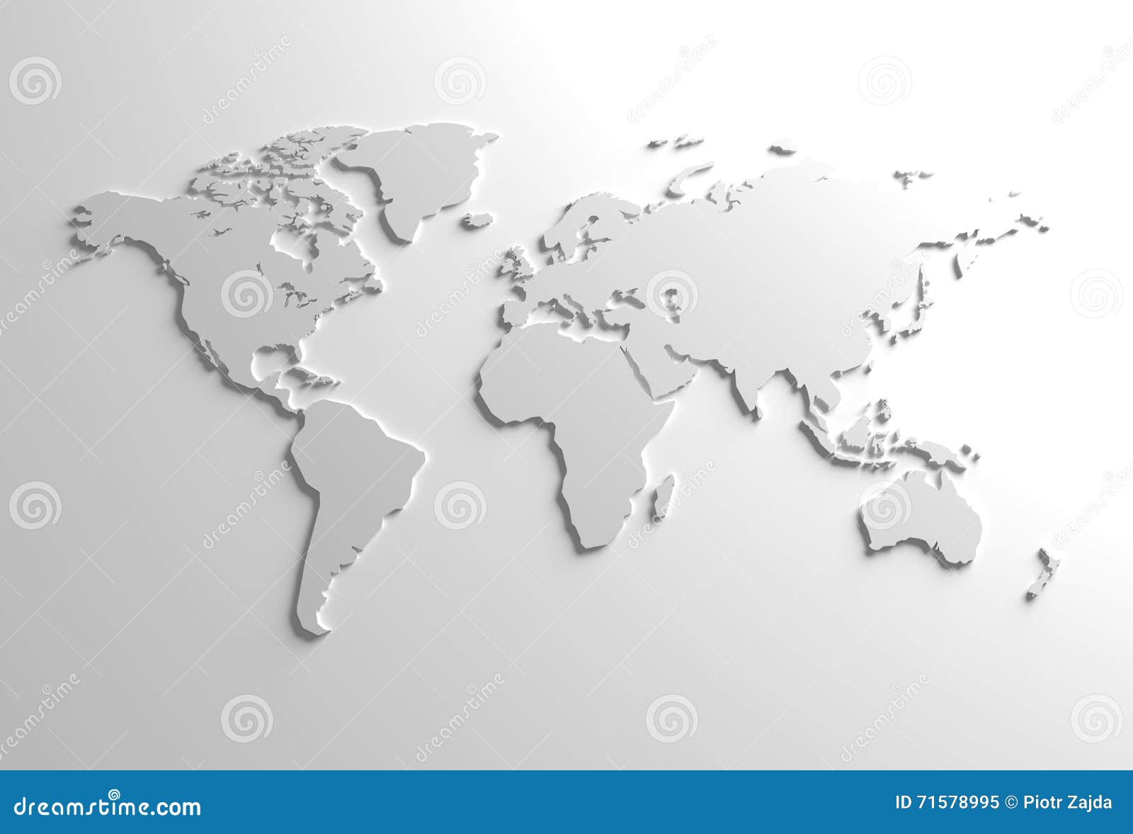 Global 3D Map Illustration stock illustration. Illustration of elegant ...