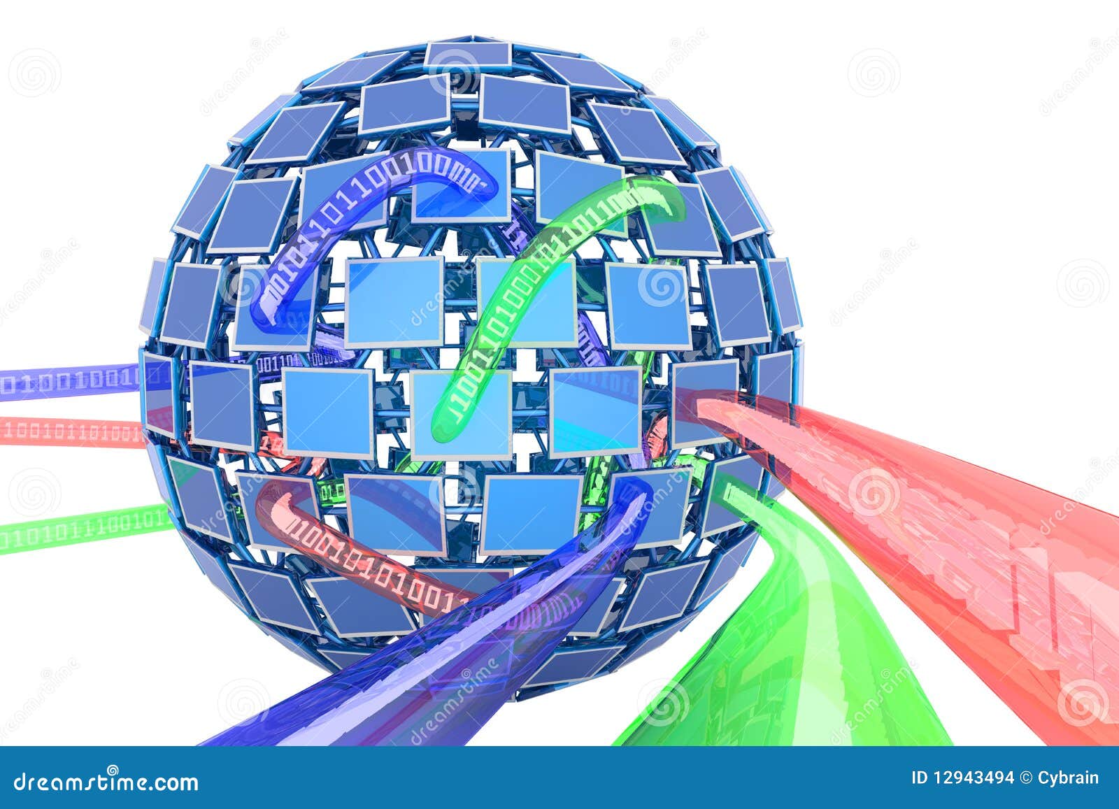 Global data stock illustration. Illustration of electronic - 12943494