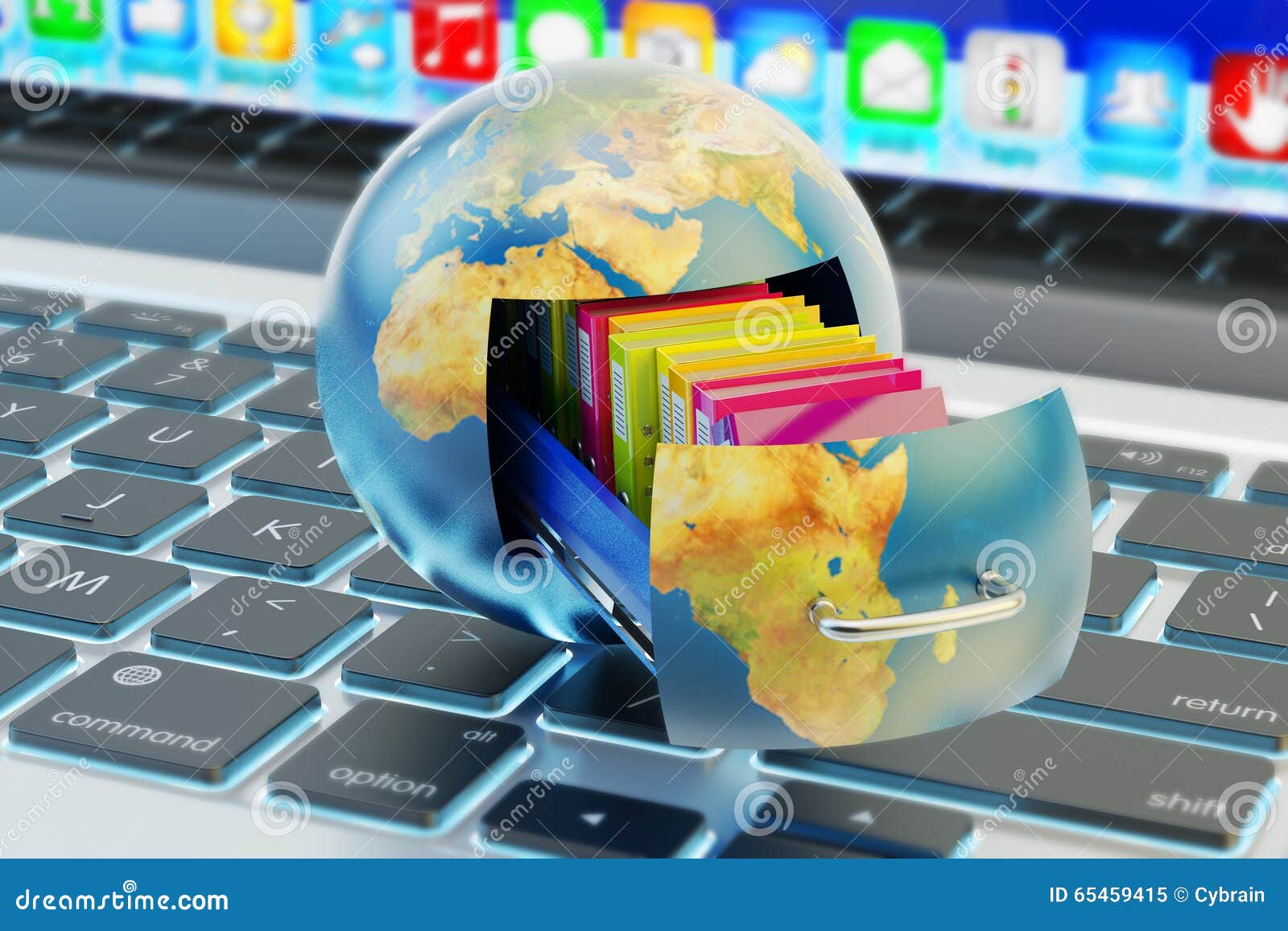 Global Data Storage Cloud Computing Service And Network Technology