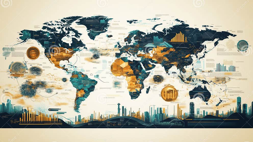 Global Data Visualization Showcasing Geographical Patterns and ...
