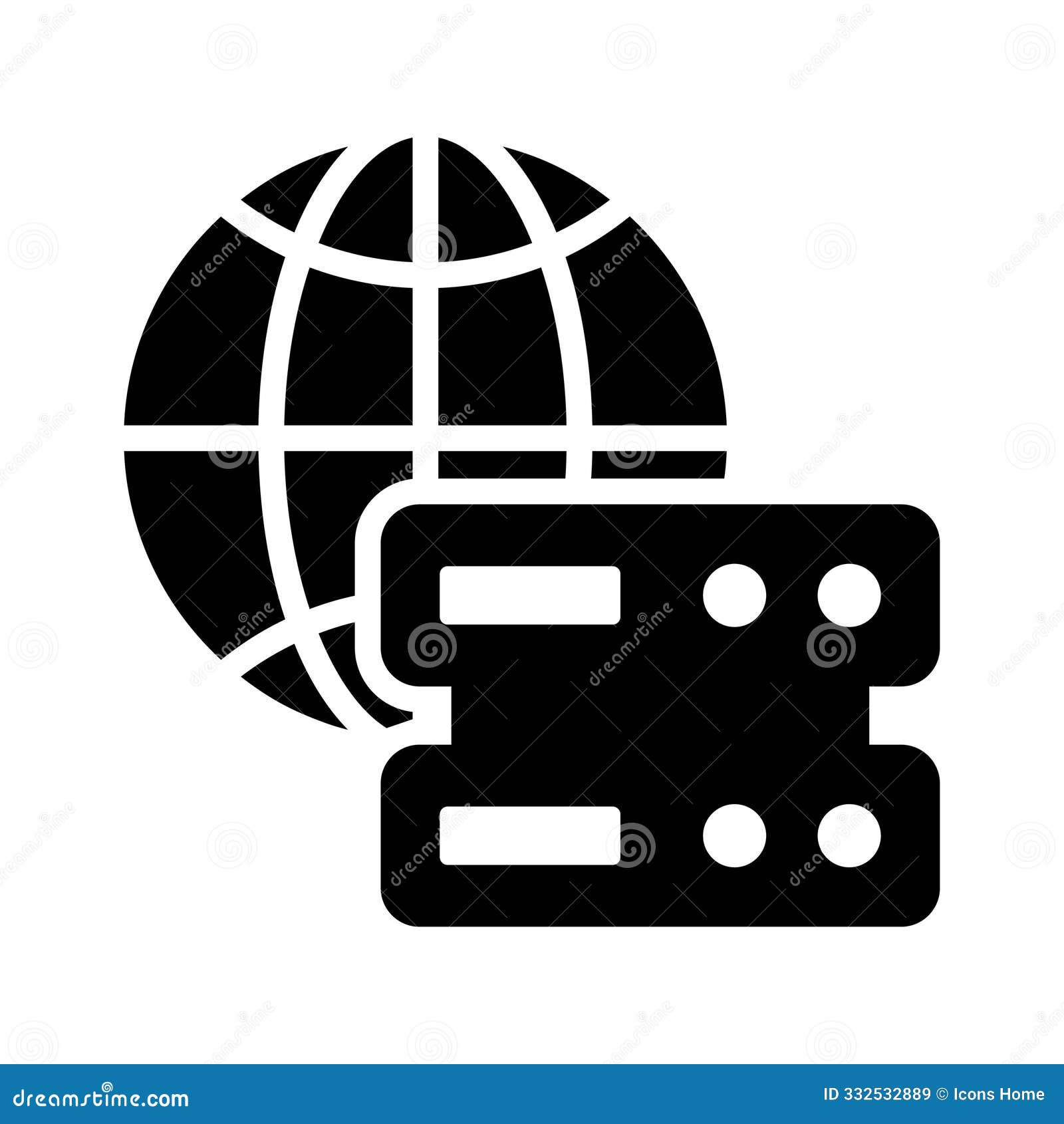 Global Data stock illustration. Illustration of server - 332532889