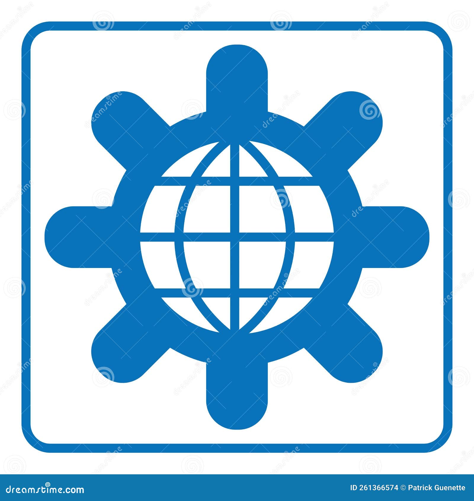 Global Development Settings, Icon Stock Vector - Illustration of global ...