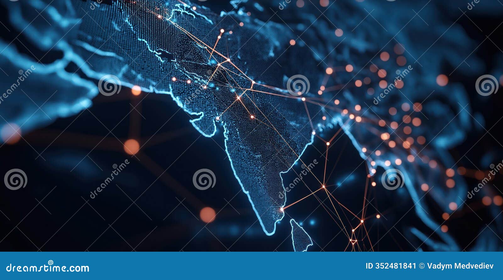 Global Digital Map of Saudi Arabia, MENA Region Shows Network ...