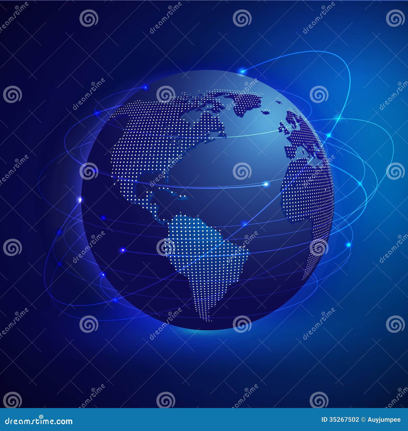 Global Digital Mesh Network Stock Vector - Illustration of network ...