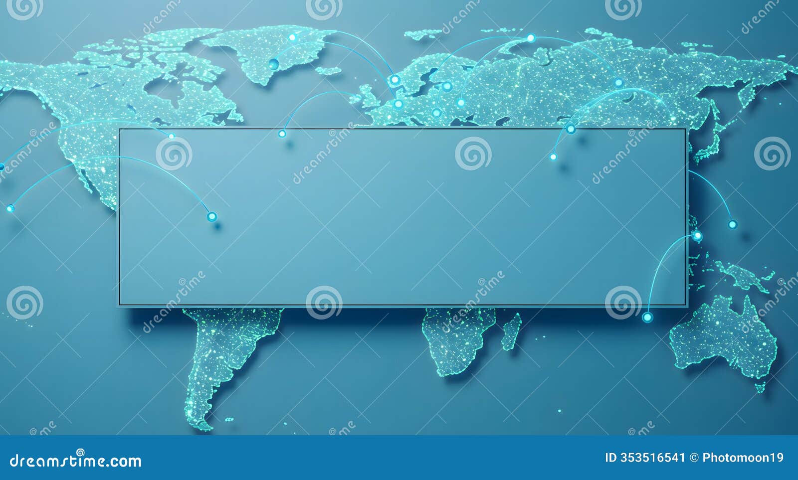 Global Digital Network with Blank Space for Text Overlay Stock ...