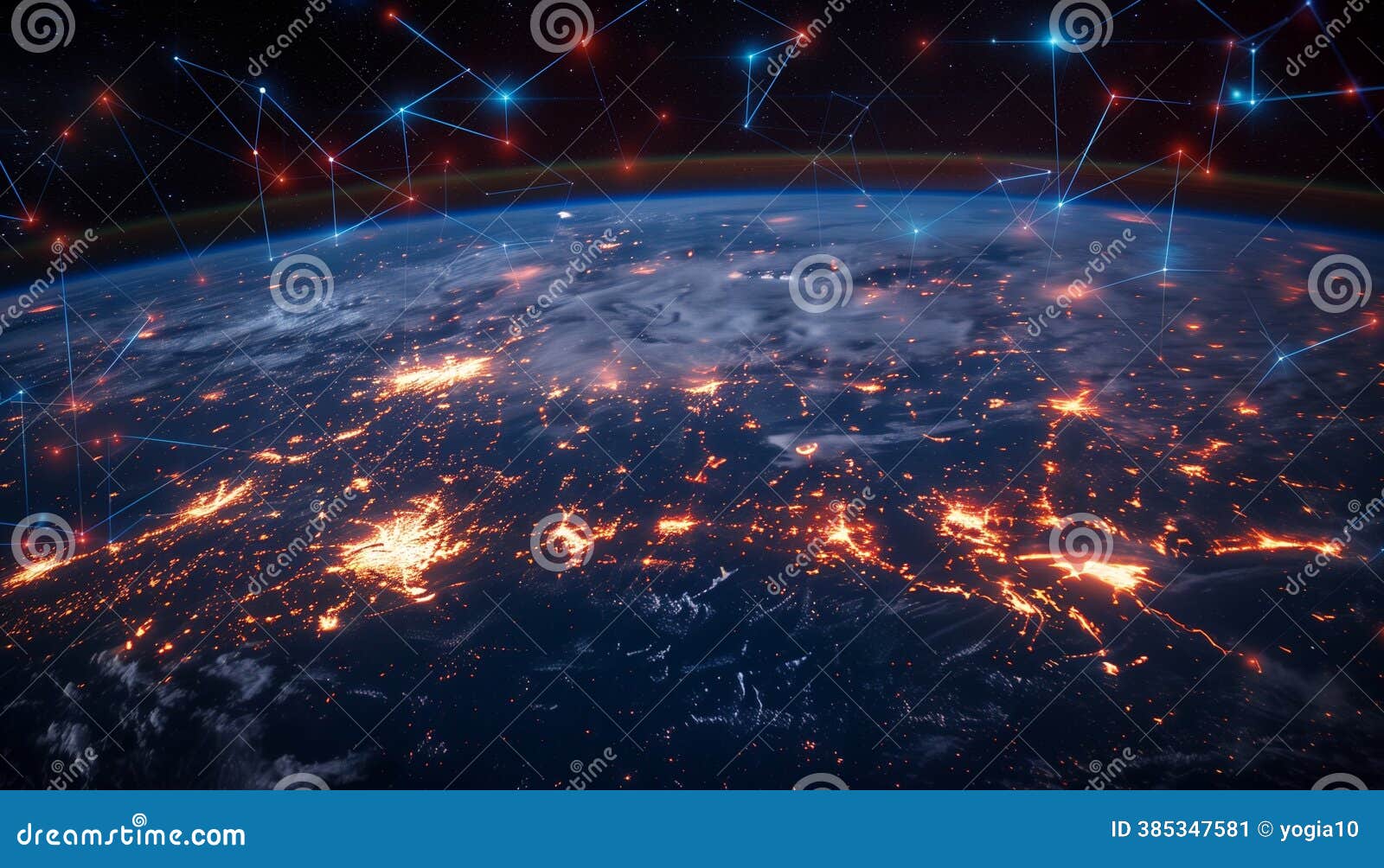 Interconnecting Continents And Countries Through Global Network ...