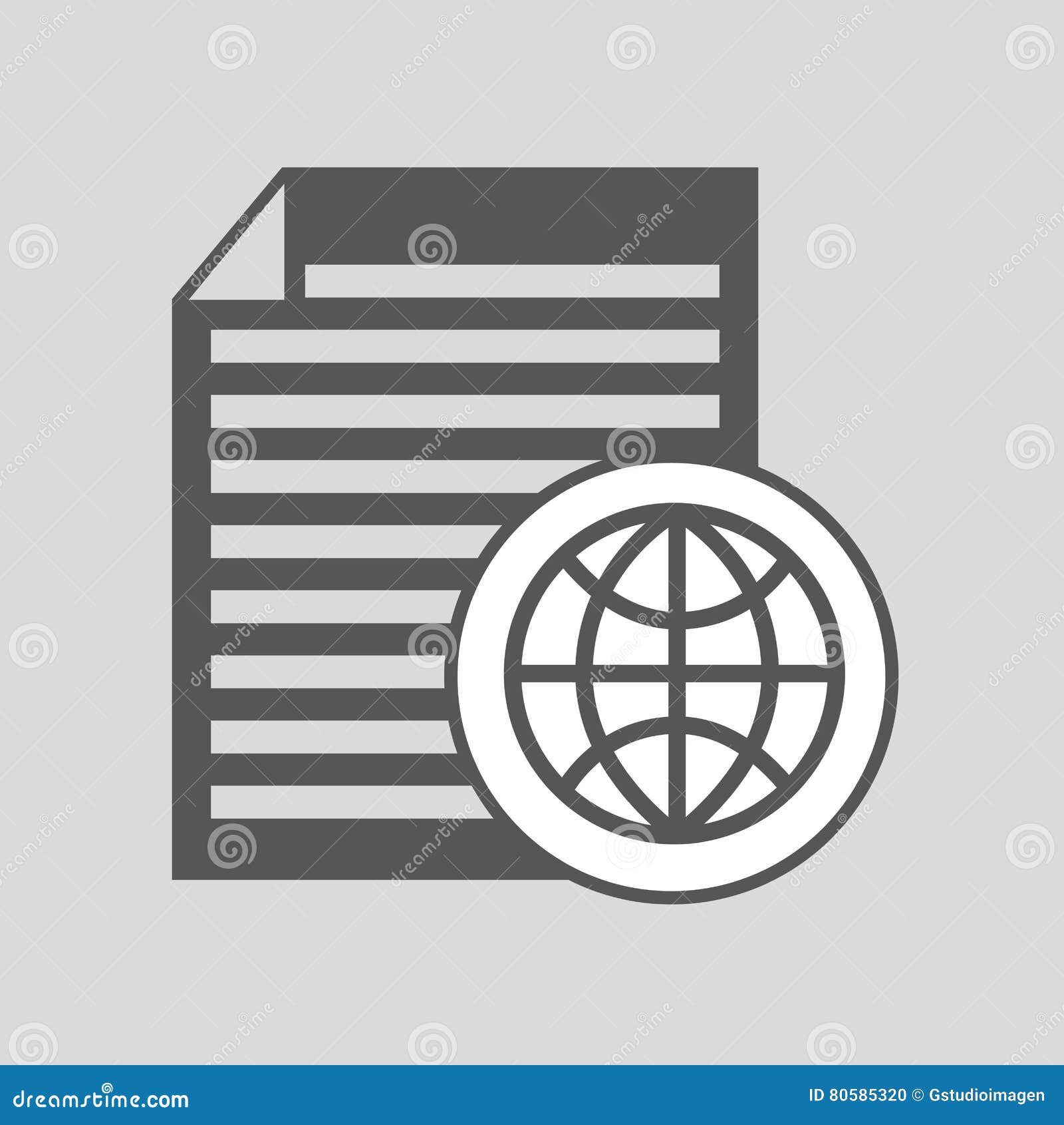 Global Digital Paper Network Design Stock Vector - Illustration of ...
