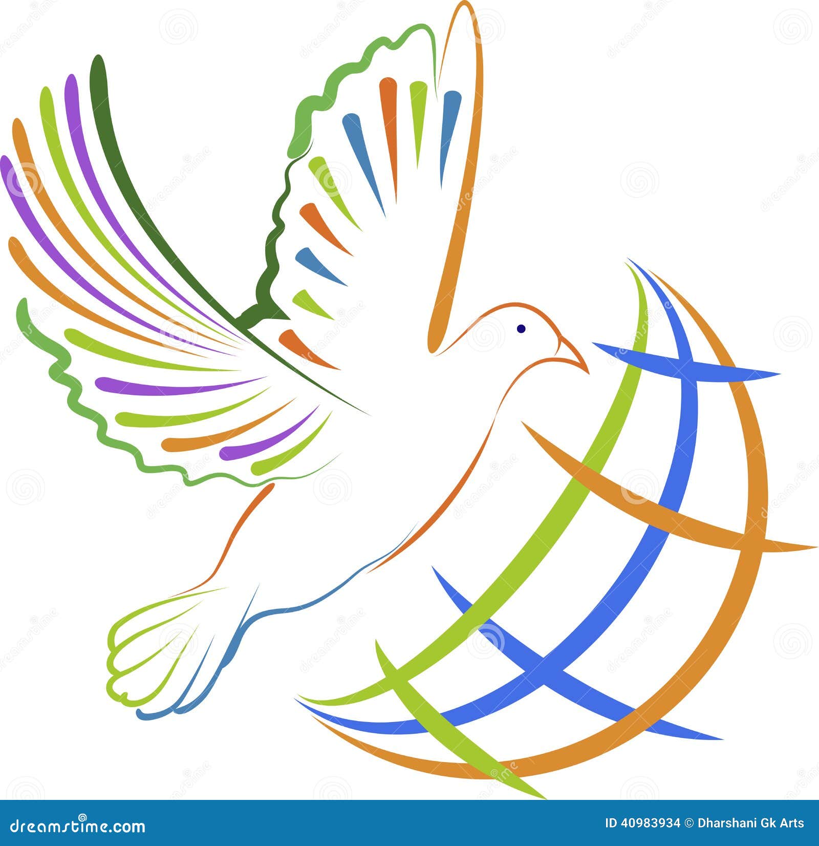 Dove Logo Design Is Suitable For Company Logos And Others Cartoon ...