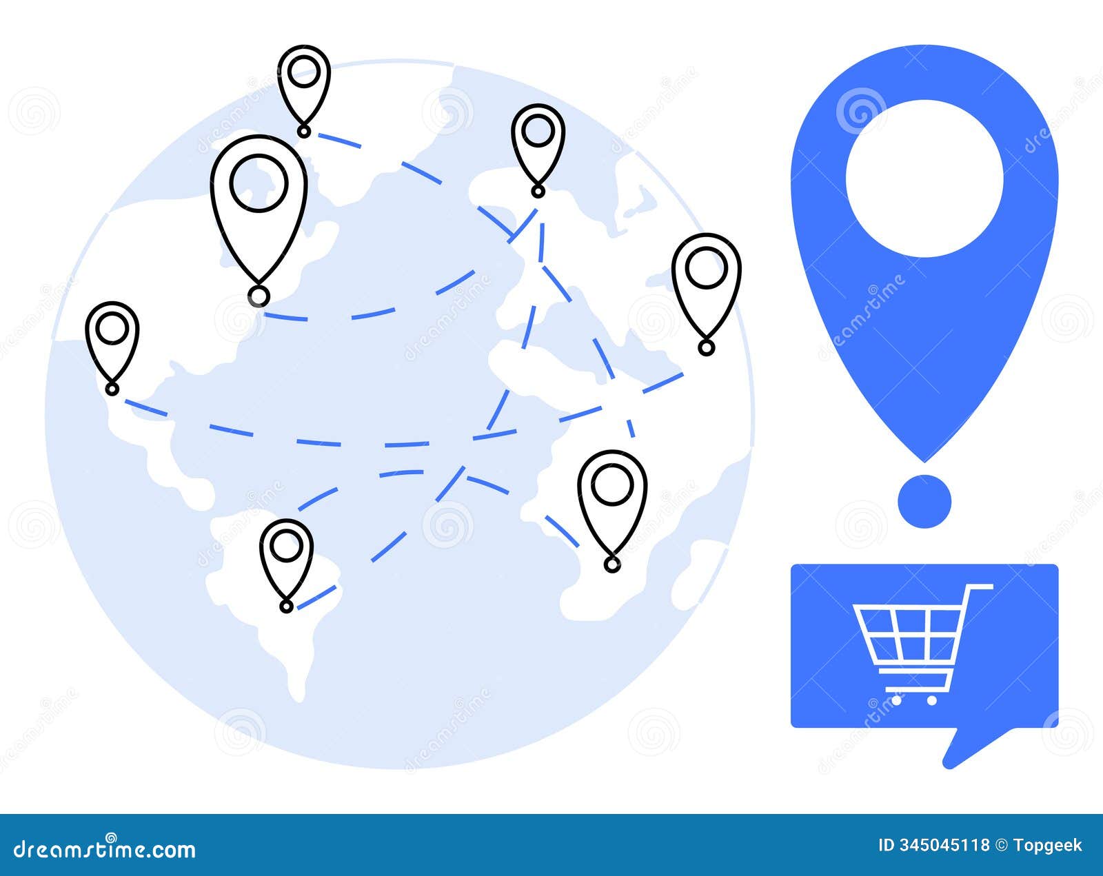 Location Pins. Location Symbol. Navigator Pin Checking. Location Map ...