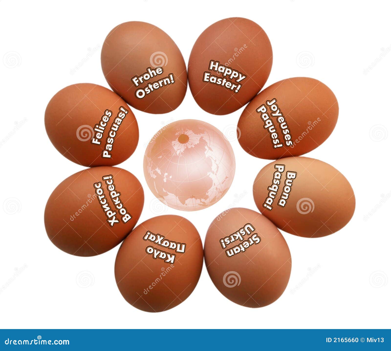 Global Easter eggs stock photo. Image of easter, globe - 2165660