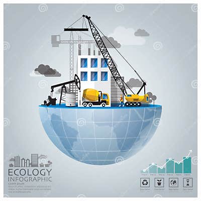 Global Ecology and Environment Conservation Infographic Stock Vector ...