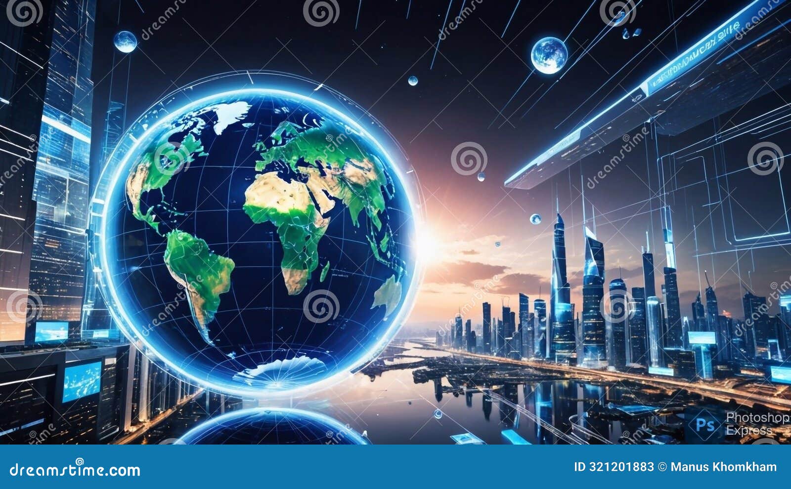 Economic Background With Graph And Continents Vector Illustration ...