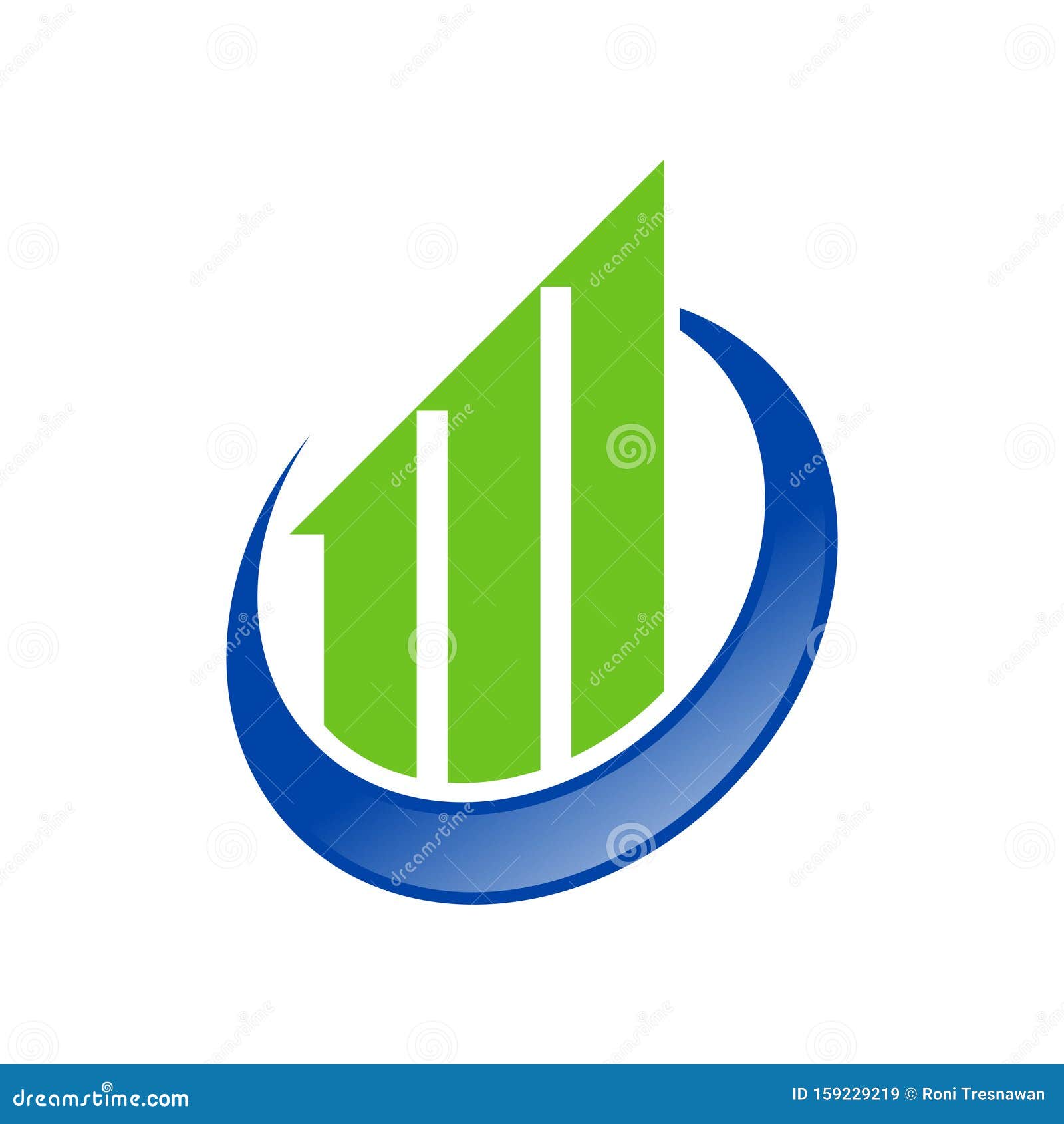 Global Economic Growth Symbol Design Stock Vector - Illustration of ...