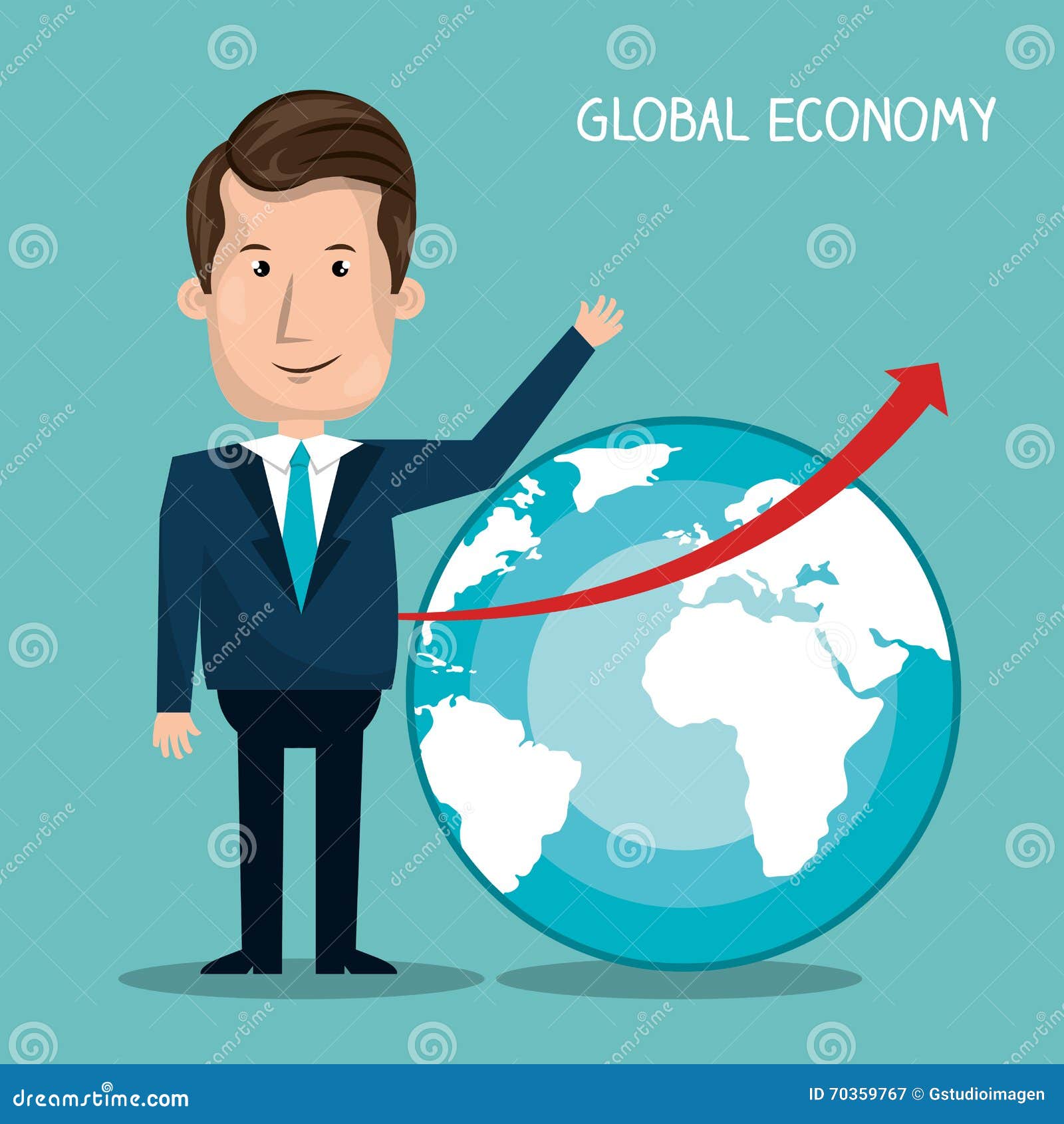 Global economy design stock illustration. Illustration of commerce ...