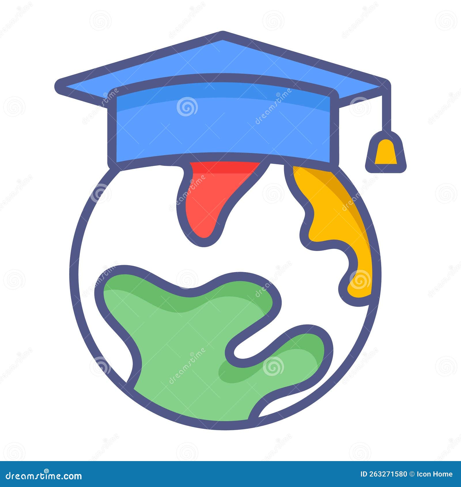 Global Education, Education, Learning Modern Concepts Flat Design ...