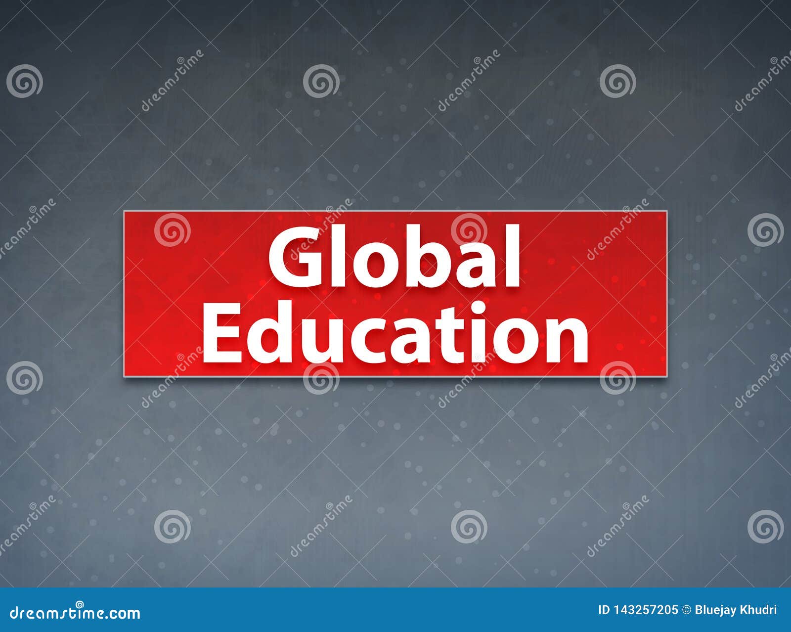 Global Education Red Banner Abstract Background Stock Illustration ...