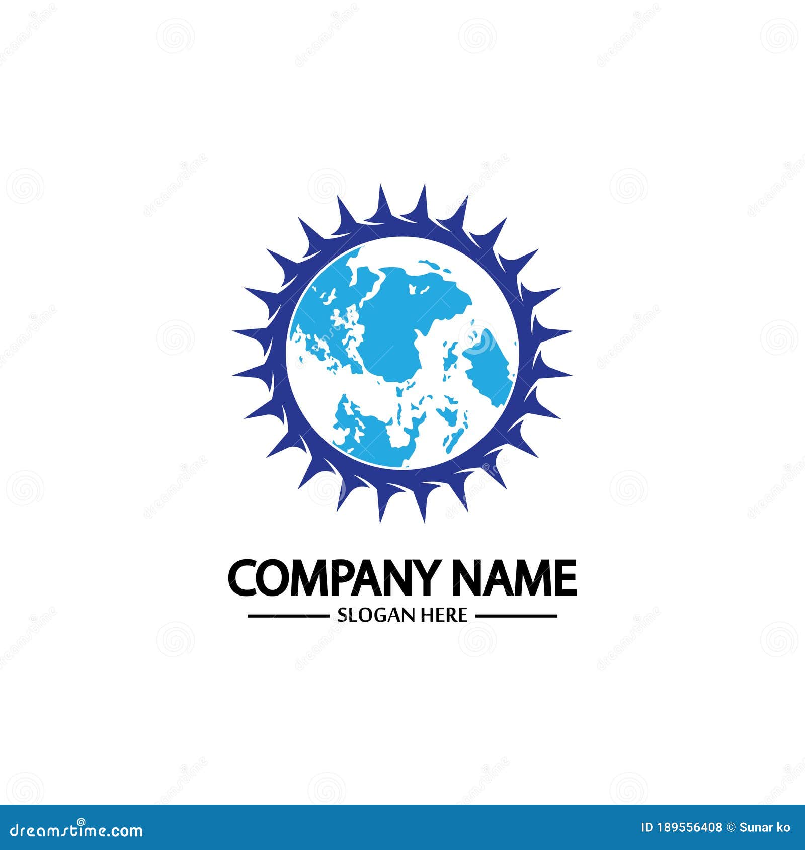 Global Engineer World Gear Logo Design Template Stock Vector ...