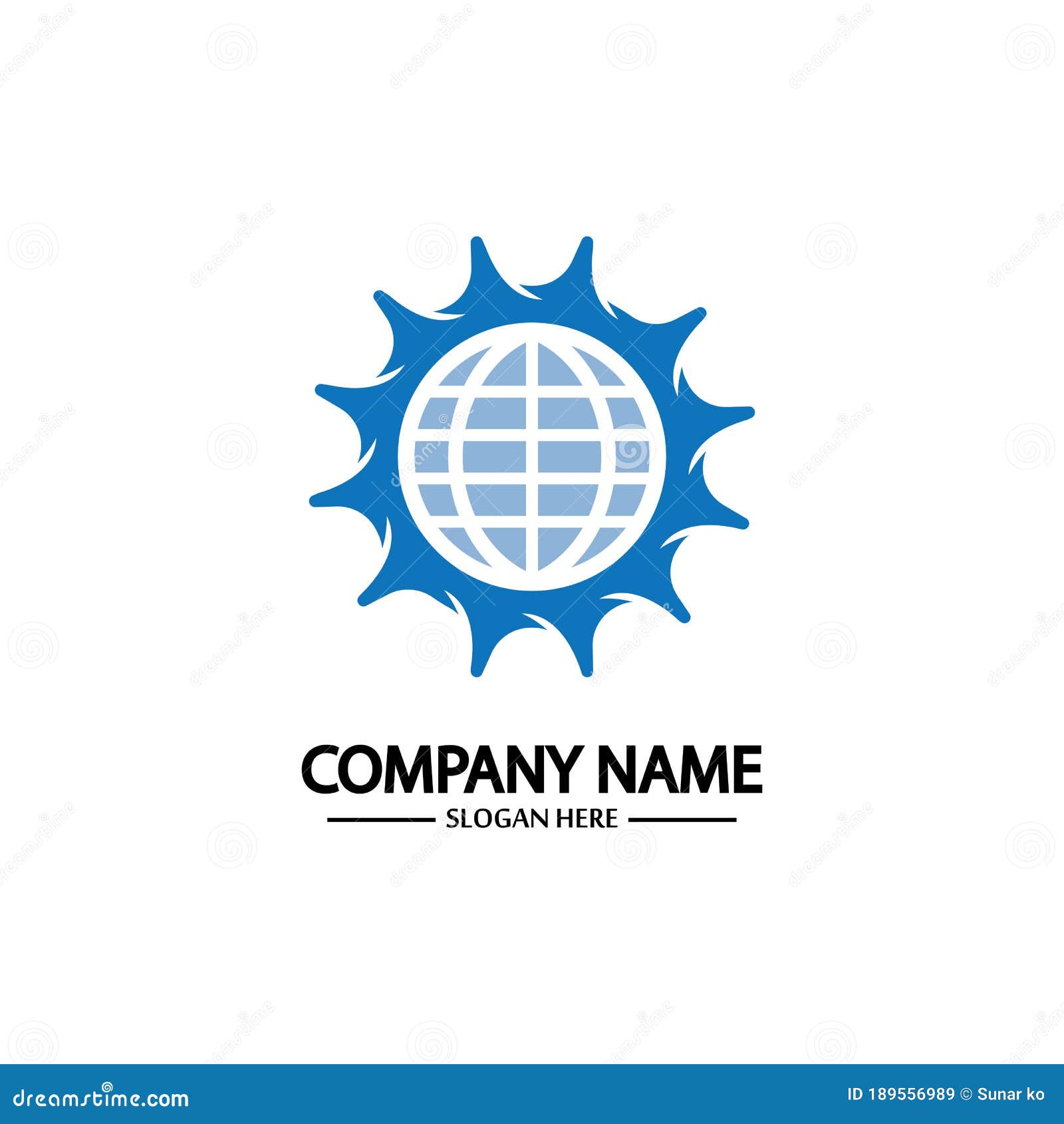 Global Engineer World Gear Logo Design Template Stock Vector ...